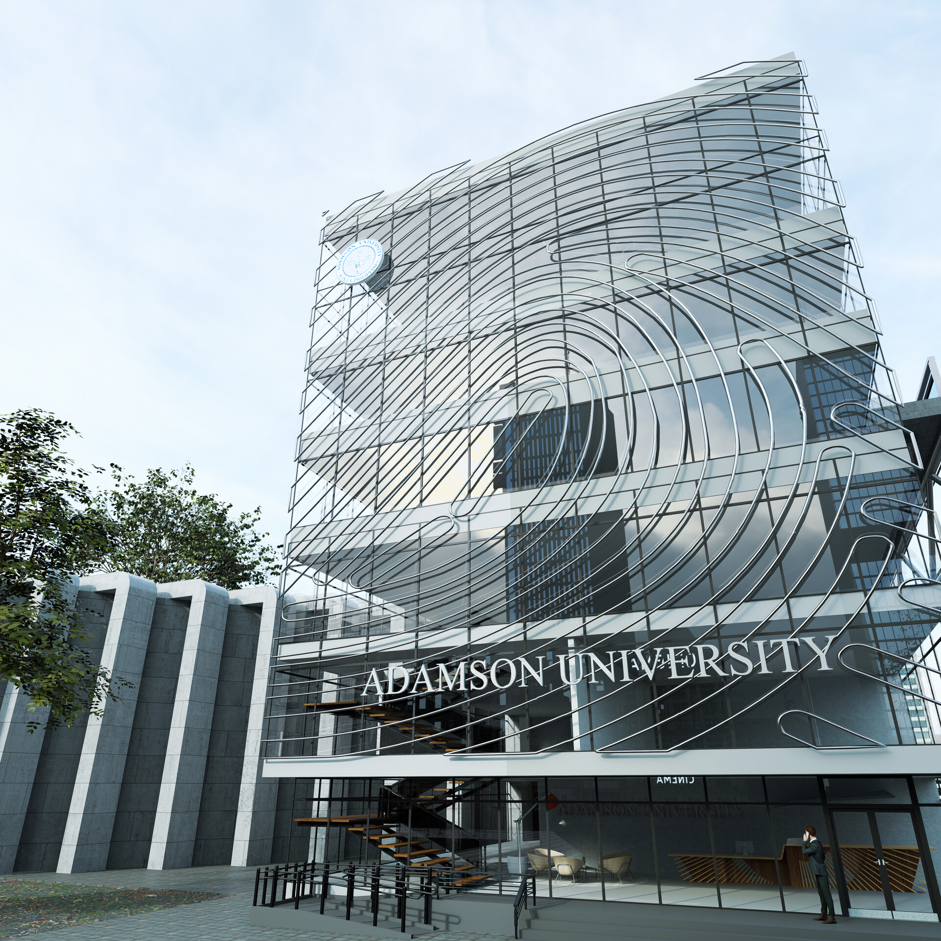 ArtStation - Adamson University - Finger Print Concept