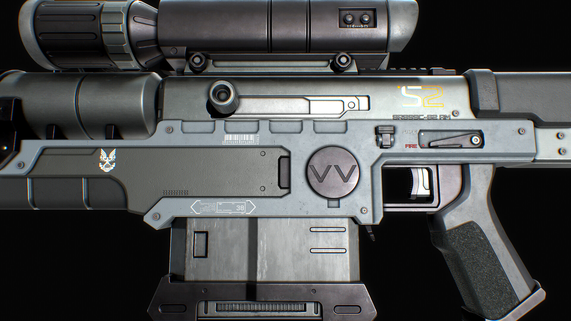 Jared Harris - Halo SRS99C- S2 Sniper Rifle: Far Isle