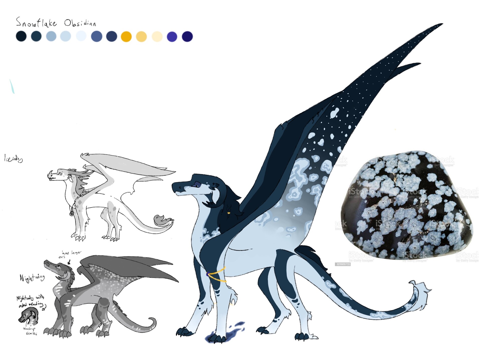 ArtStation - Snowflake Obsidian