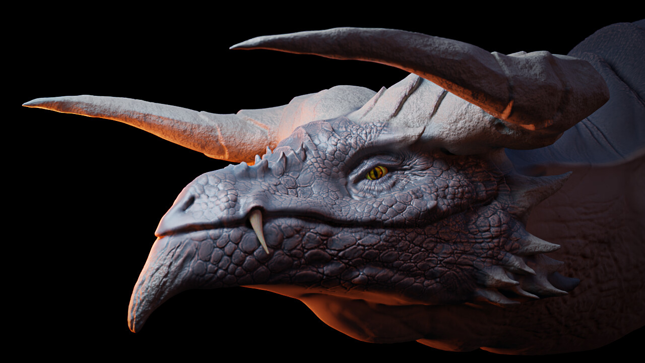 ArtStation - Dragon Sculpt.