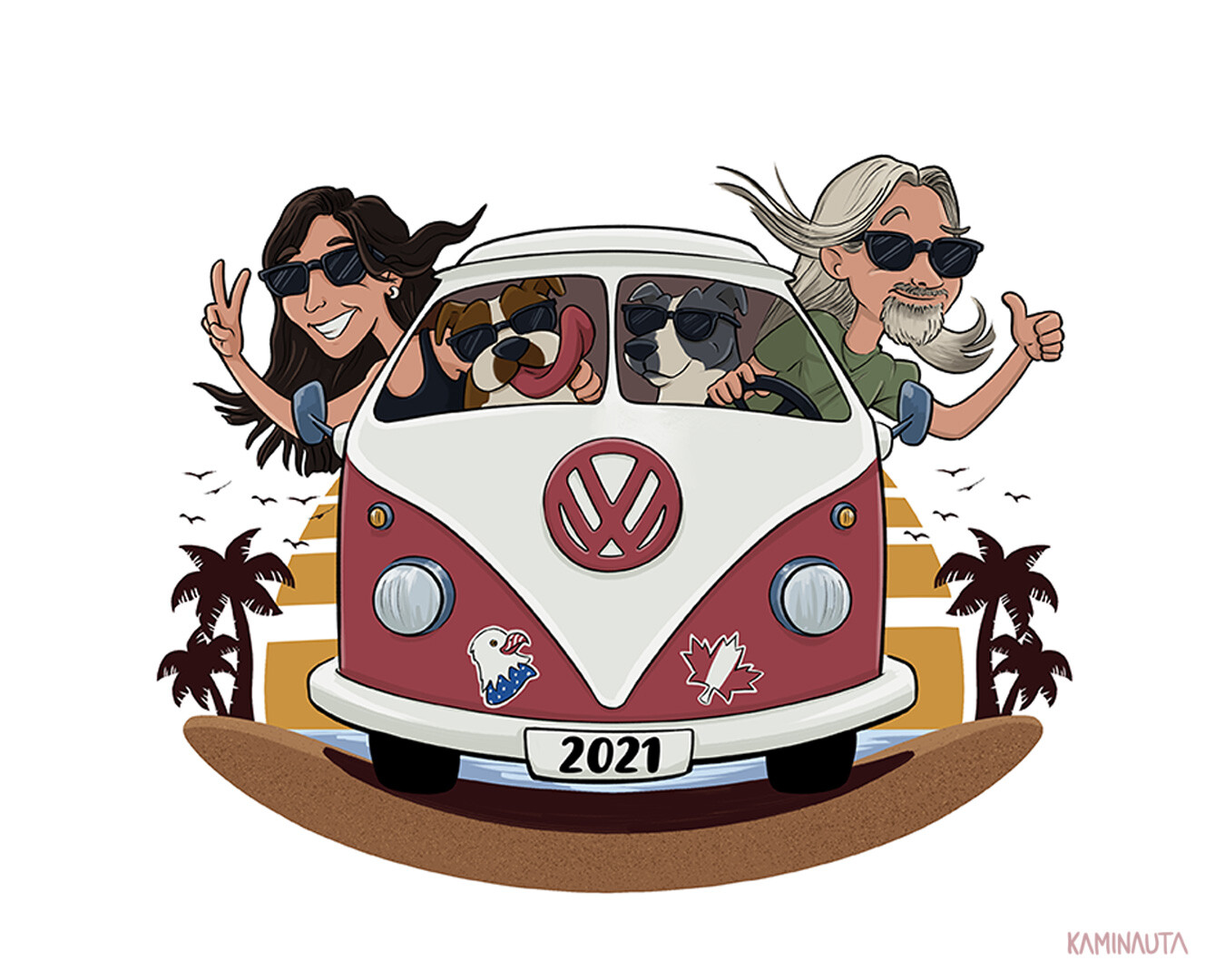 ArtStation - Custom Van Artwork