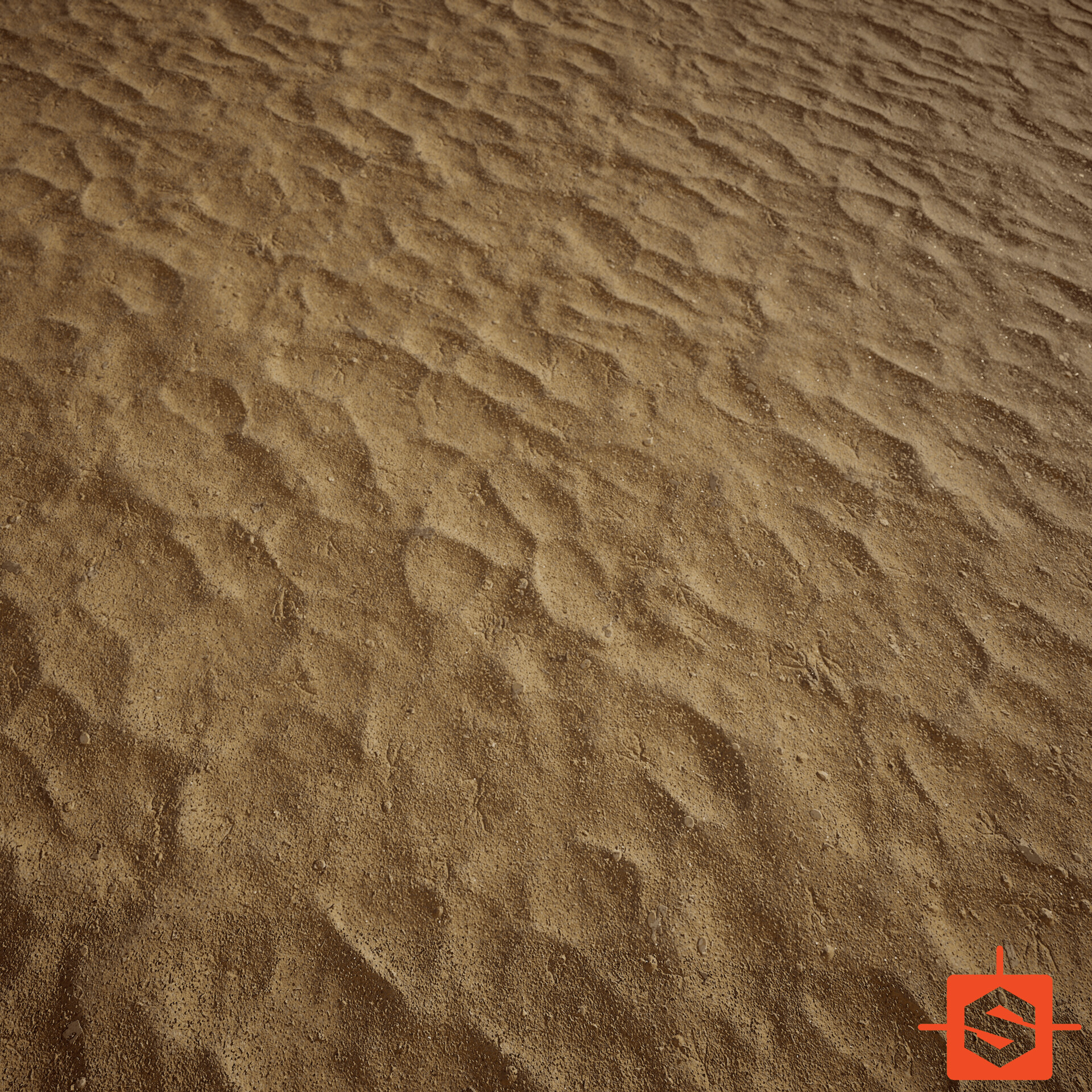 ArtStation - PBR Procedural Sand Material I Study