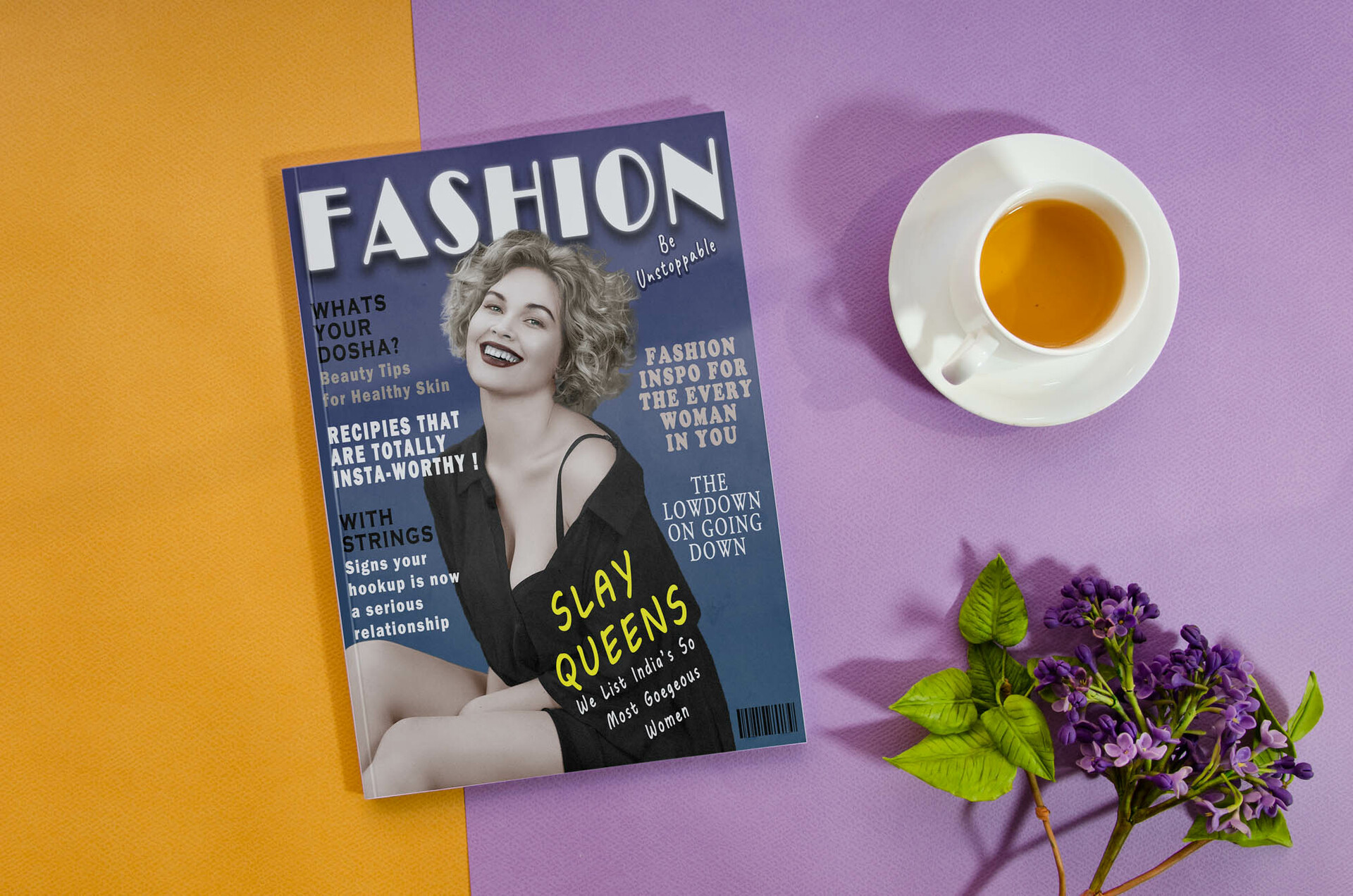 ArtStation - FASHION MAGAZINE COVER DESIGN