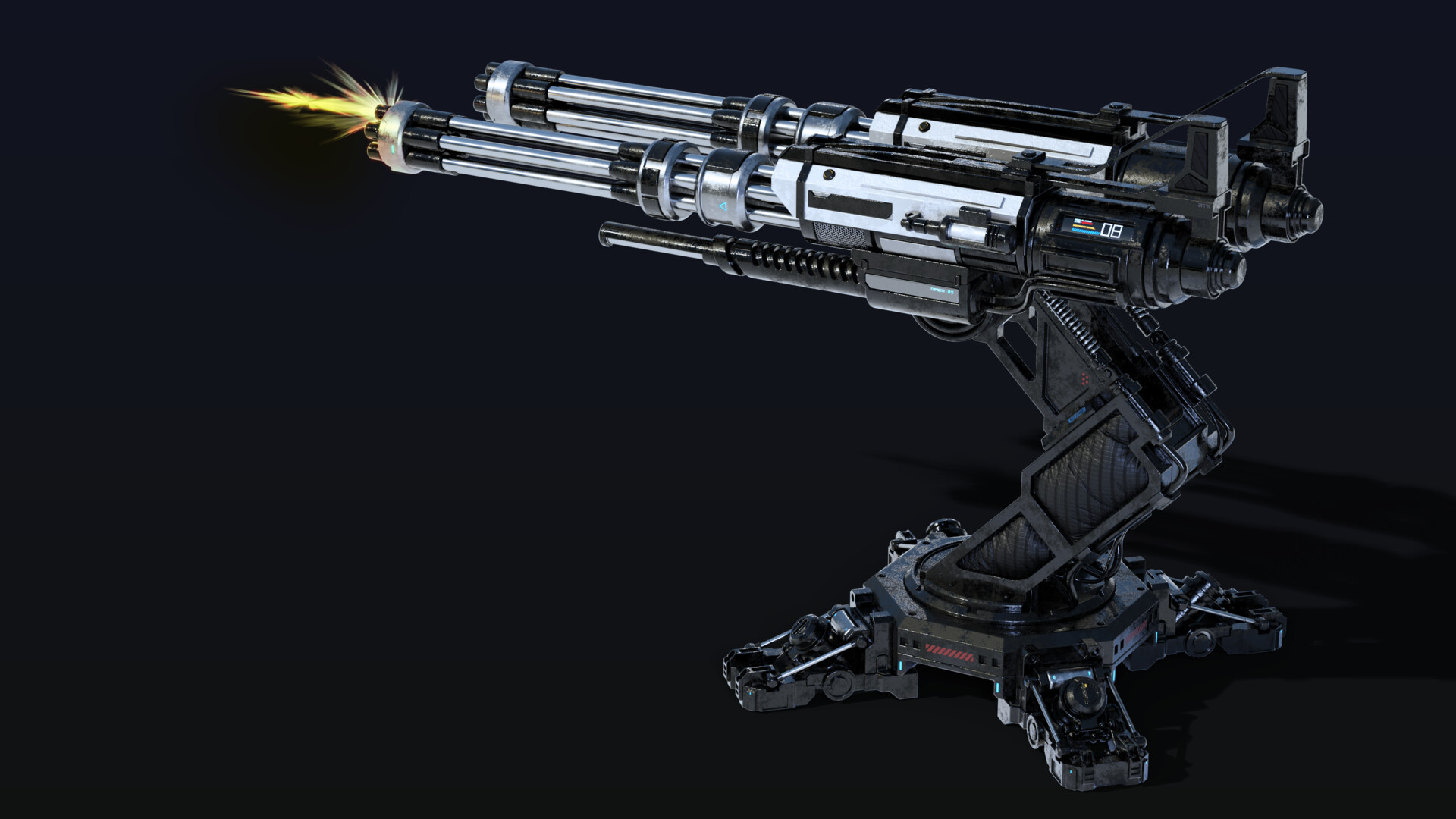 ArtStation - 【Blender】Turret Game