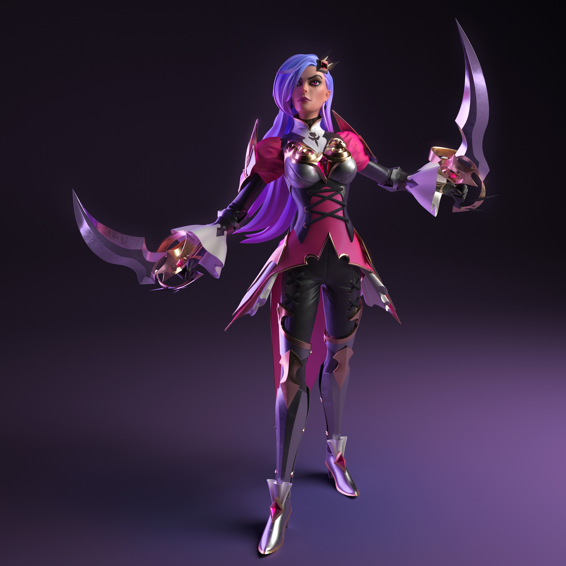 ArtStation - Katarina Battle Queen (League of Legends)