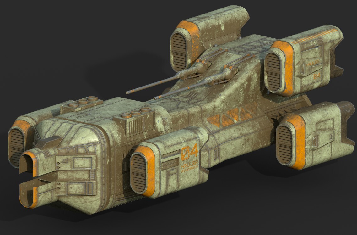 ArtStation - Cargo ship