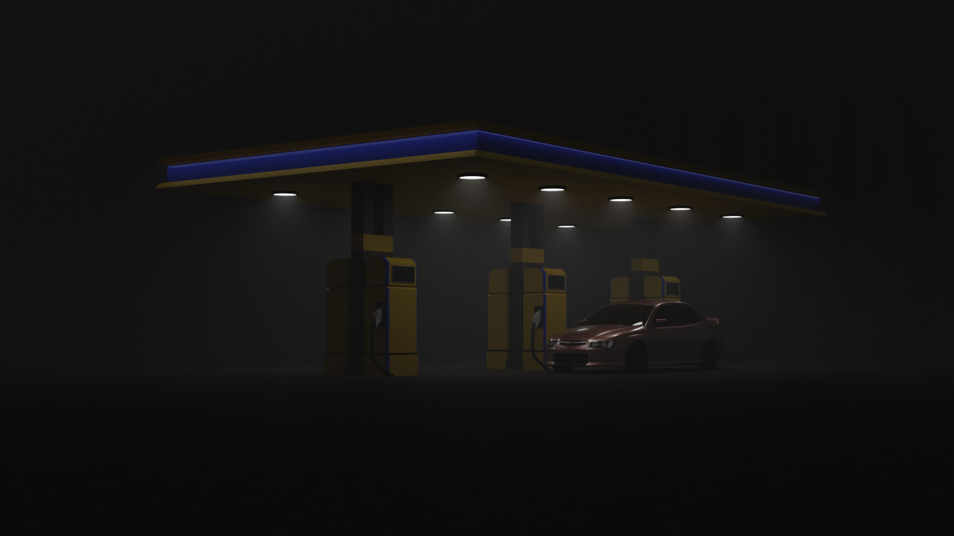 ArtStation - Fuel Station