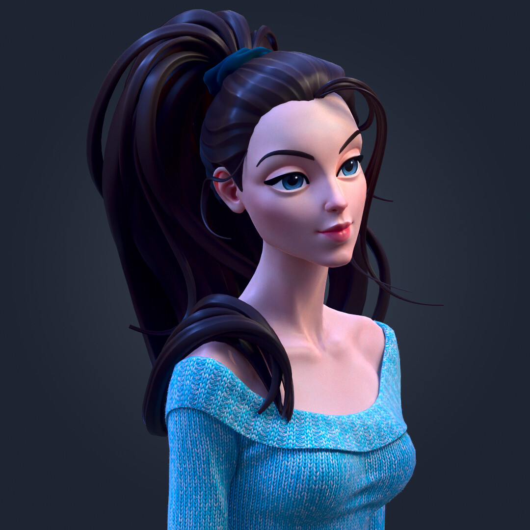 ArtStation - Stylized Girl