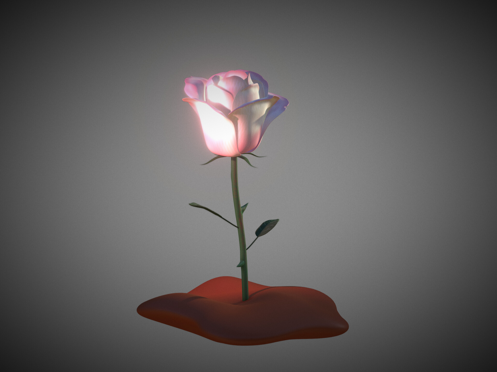 ArtStation - 3D-Rose-练习