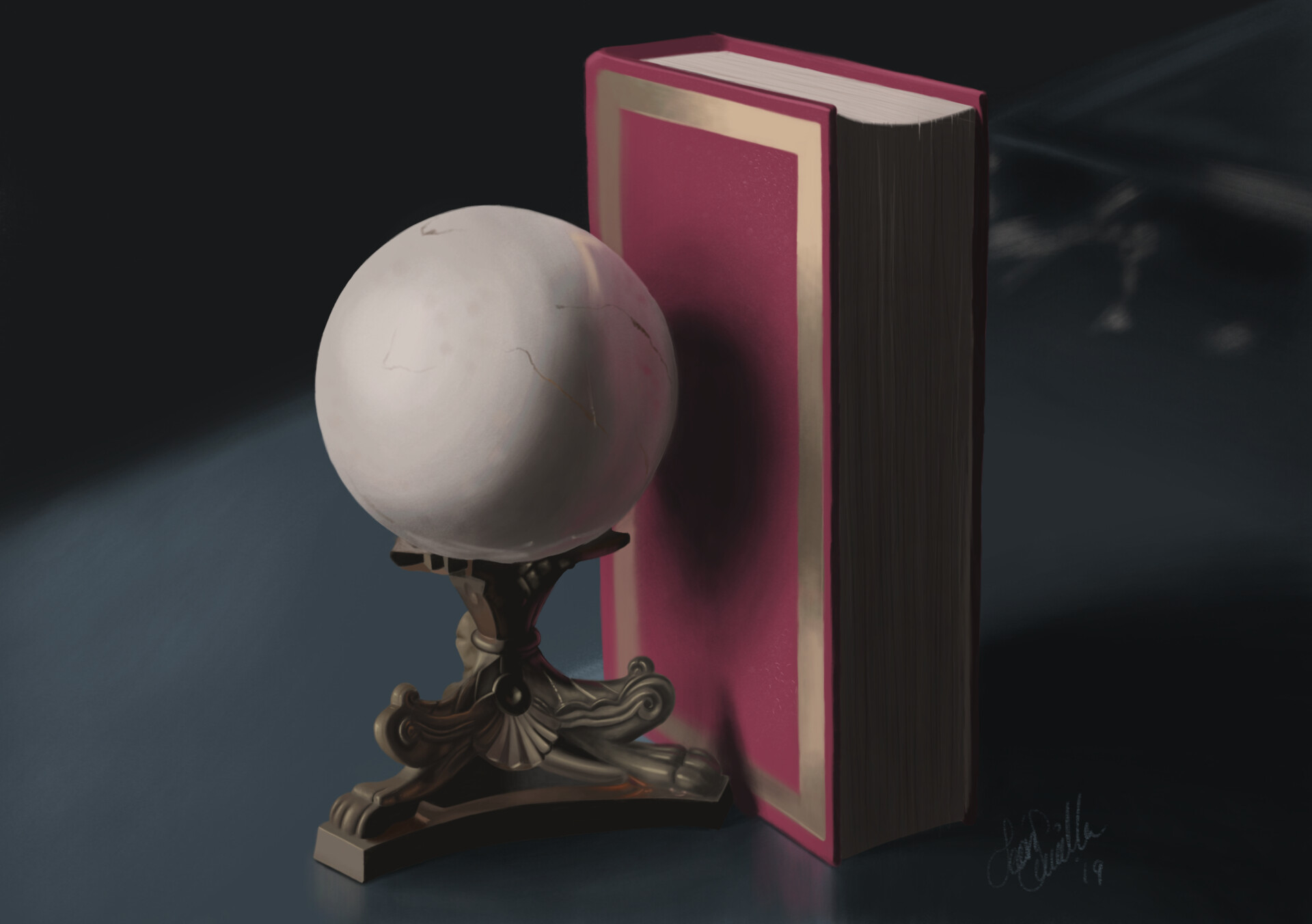 ArtStation - Orb And Book