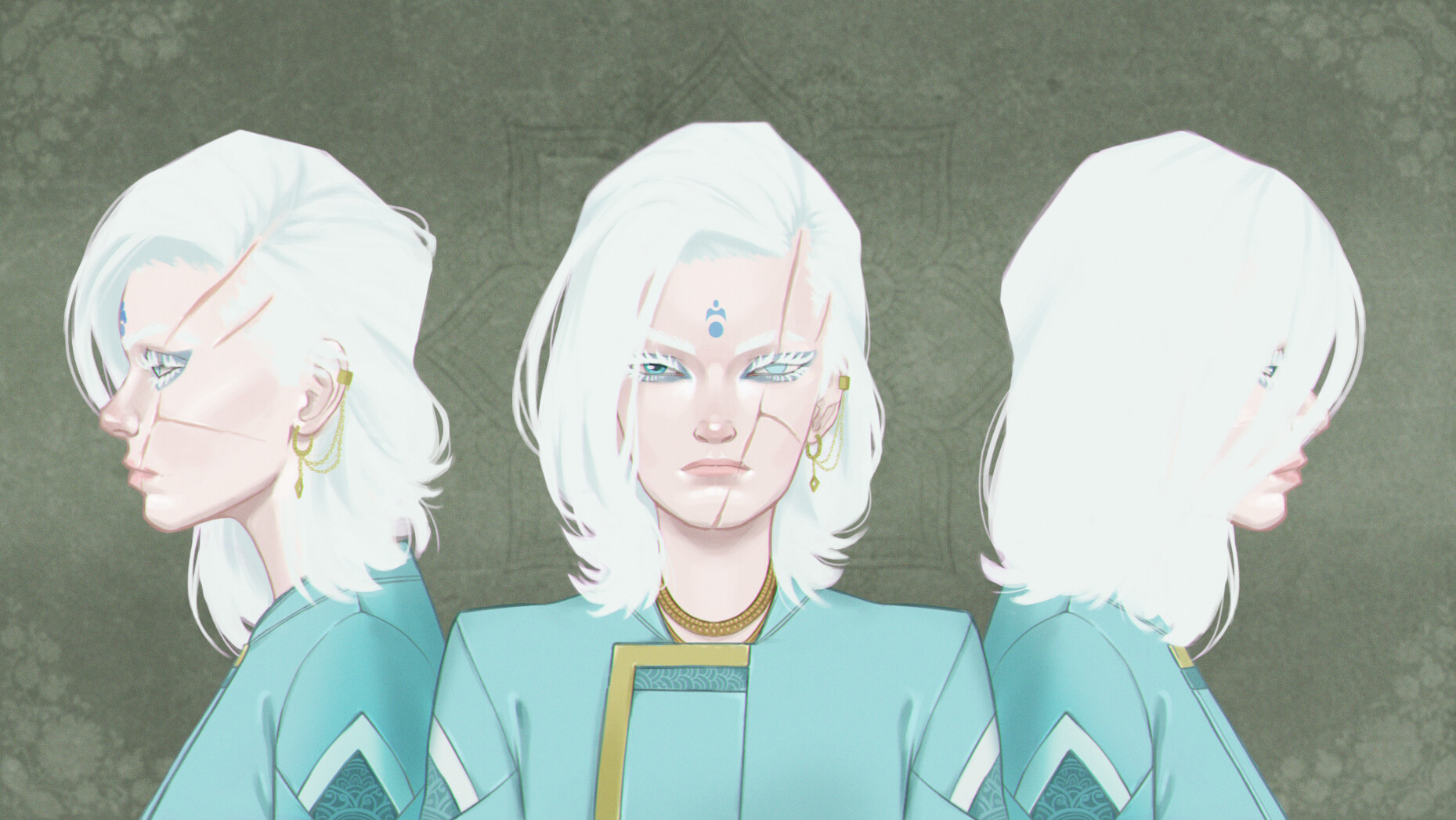 ArtStation - Original character design portrait study