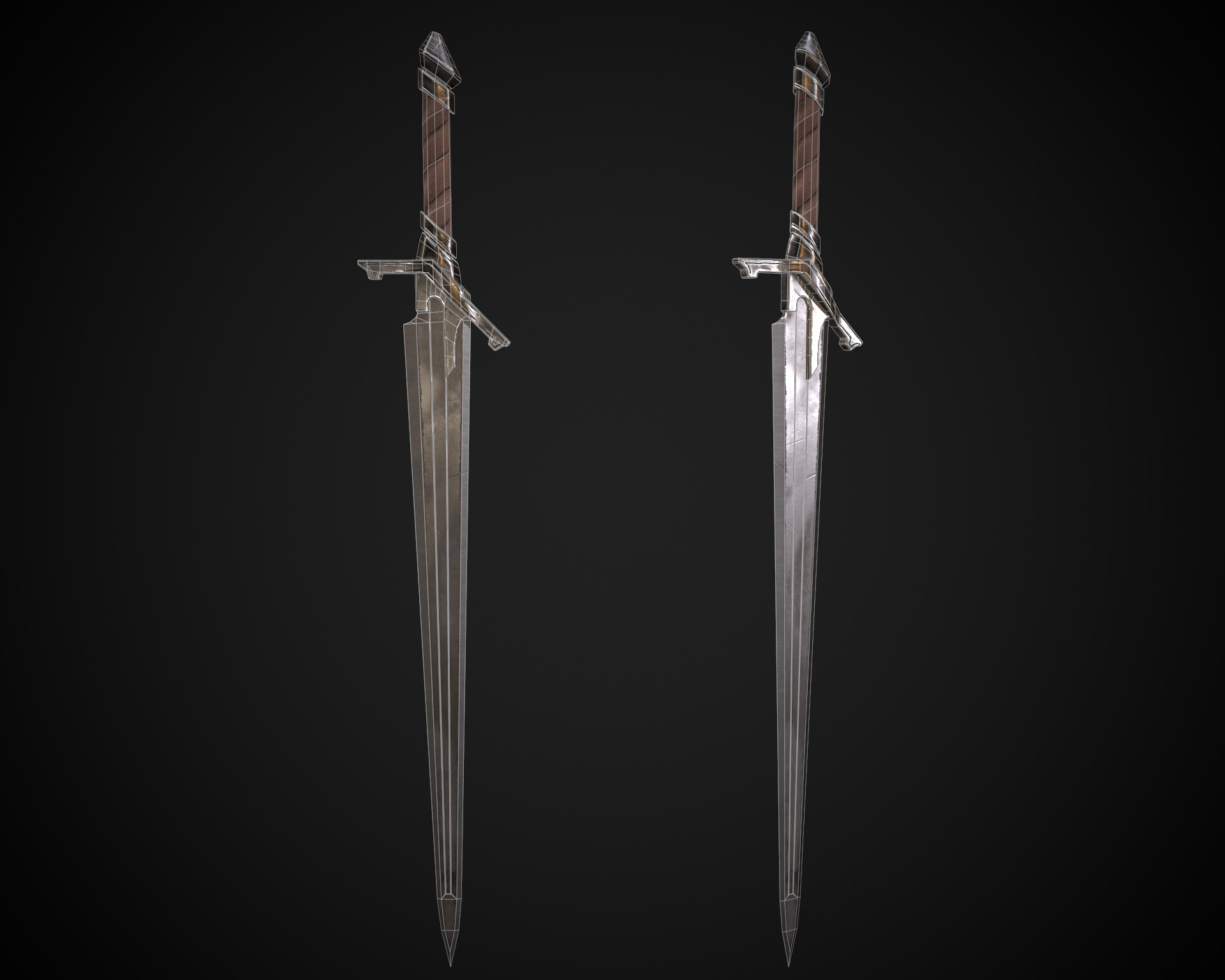 Mike Irons - TESR: Skywind | Steel Broadsword + Steel Sabre