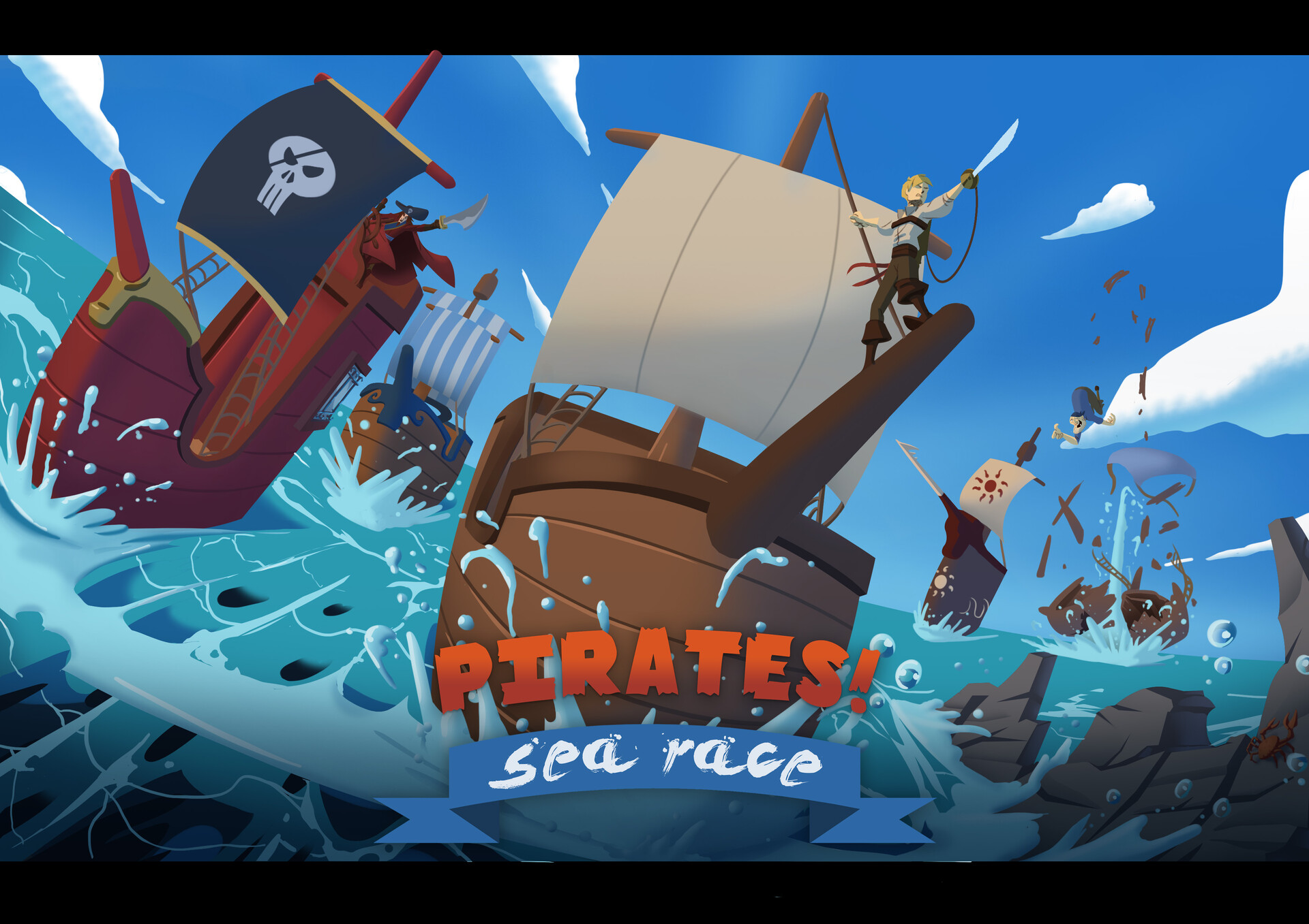 ArtStation - Pirates - Sea race
