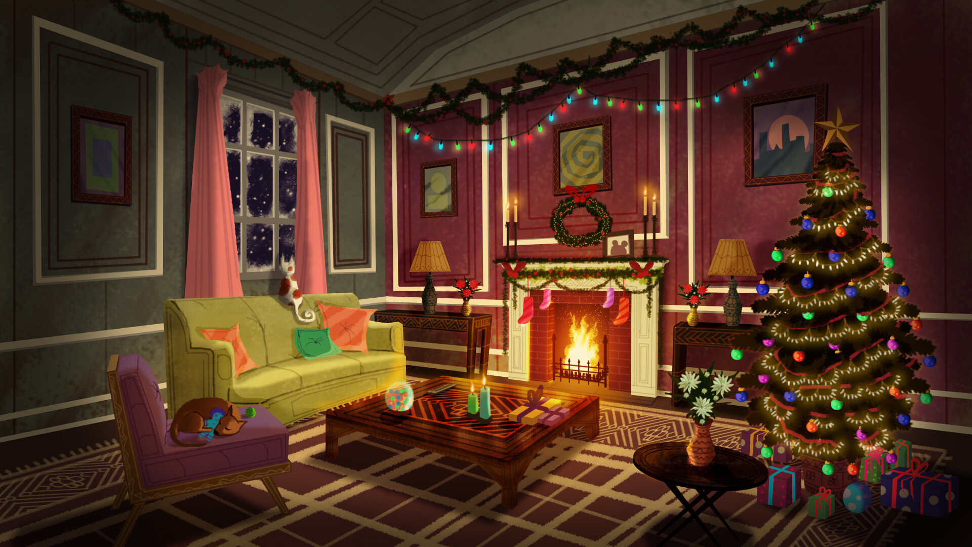 ArtStation - 2D Background art