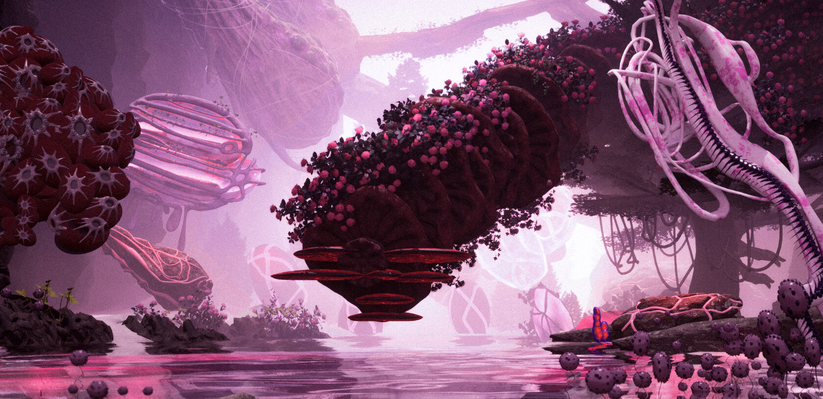 ArtStation - Alien Jungle 3D image