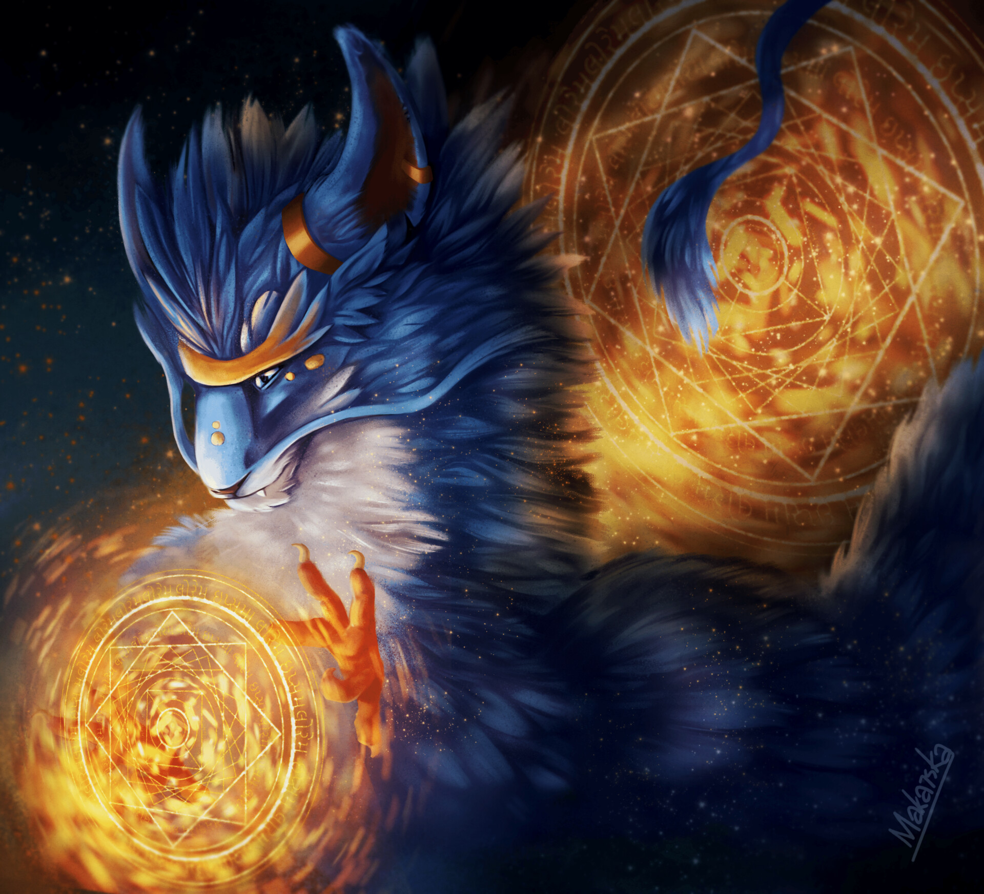 ArtStation - The magic of dragons