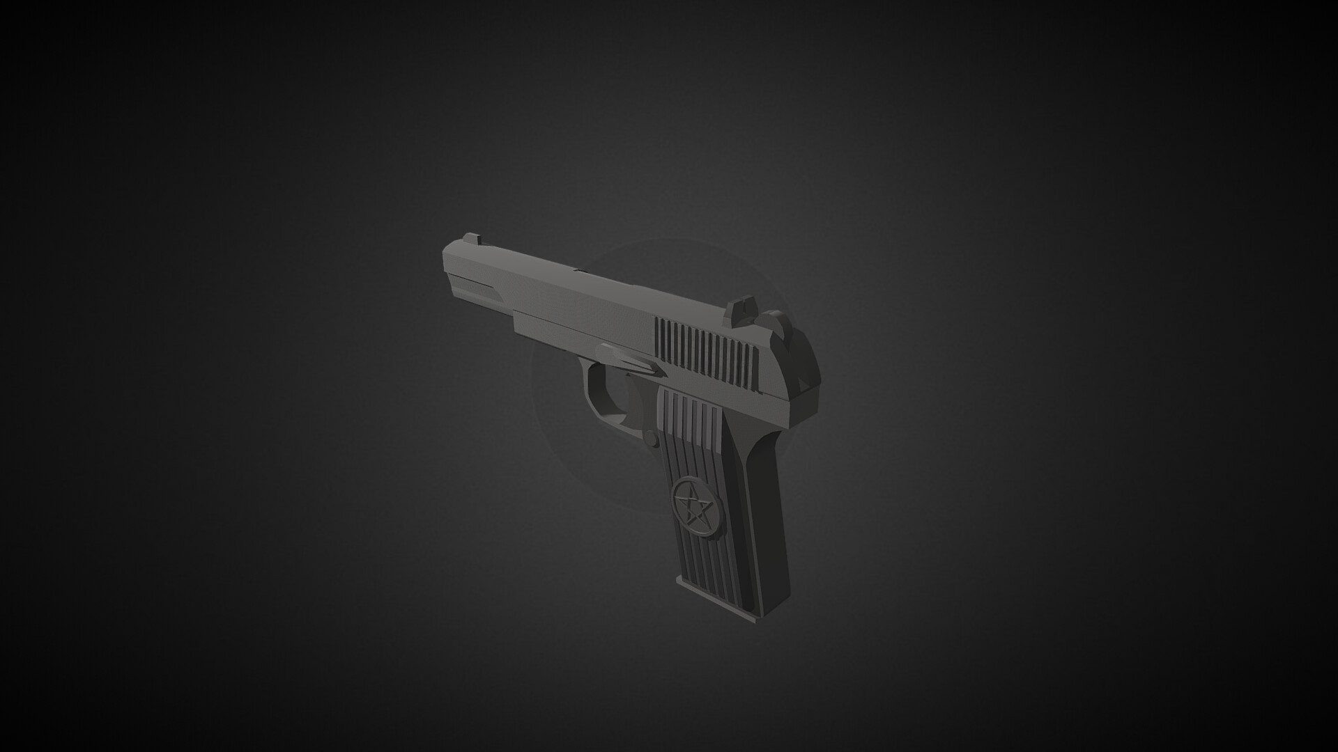 ArtStation - Pistol (Low Poly)