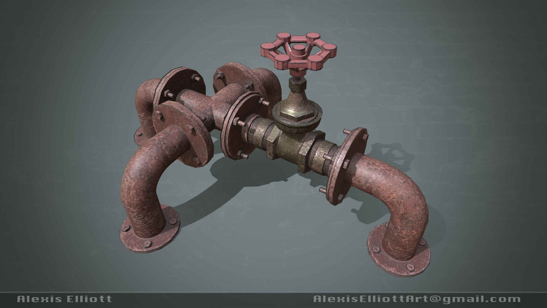 ArtStation - Water Valve Asset
