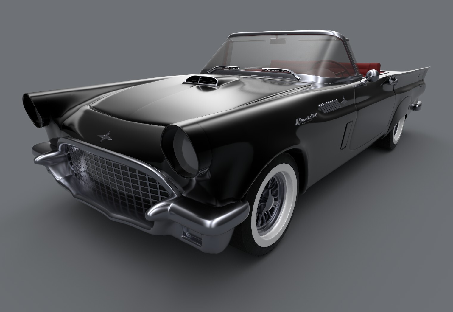 ArtStation - 1957 Ford Thunderbird - "Hummingbird"