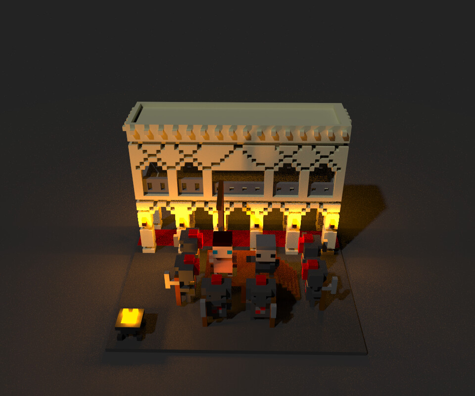 ArtStation - Voxel: Medieval Public Execution
