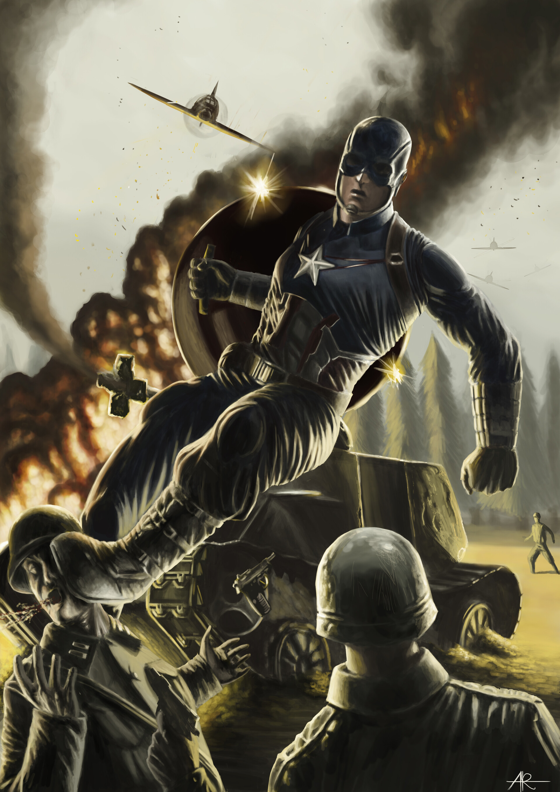 ArtStation - Captain America