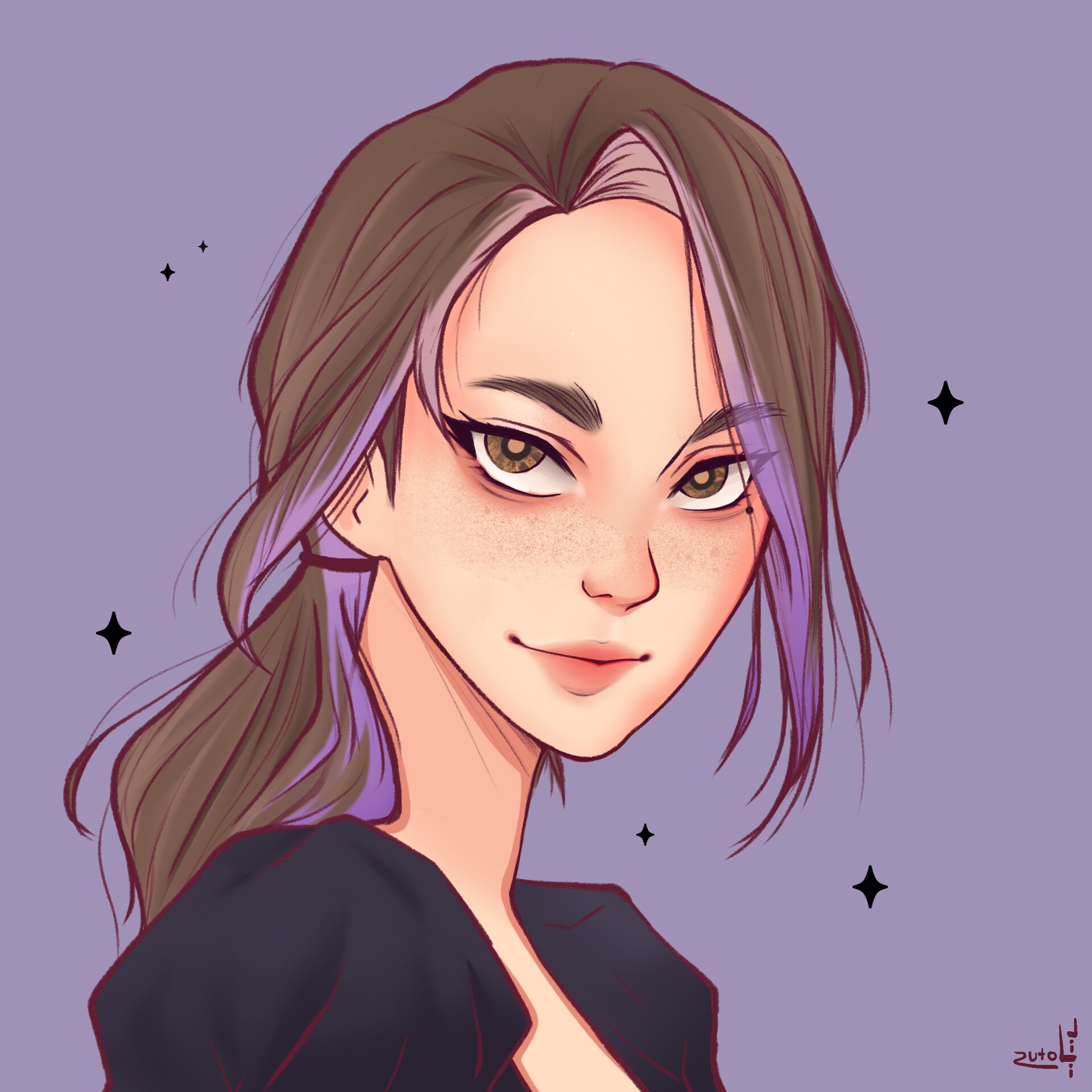 ArtStation - Purple Character Design