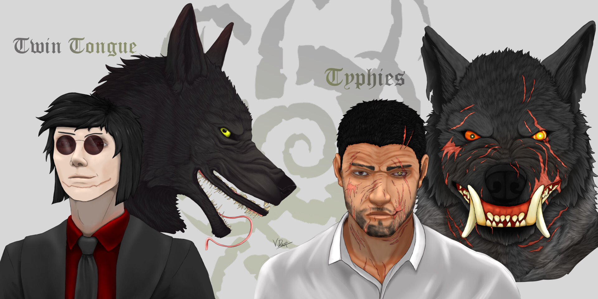 ArtStation - Werewolf The Apocalypse: The Black Spiral Dances.