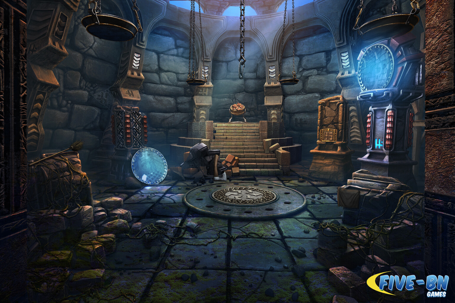 ArtStation - Postprocessing for "FIVE-BN games"