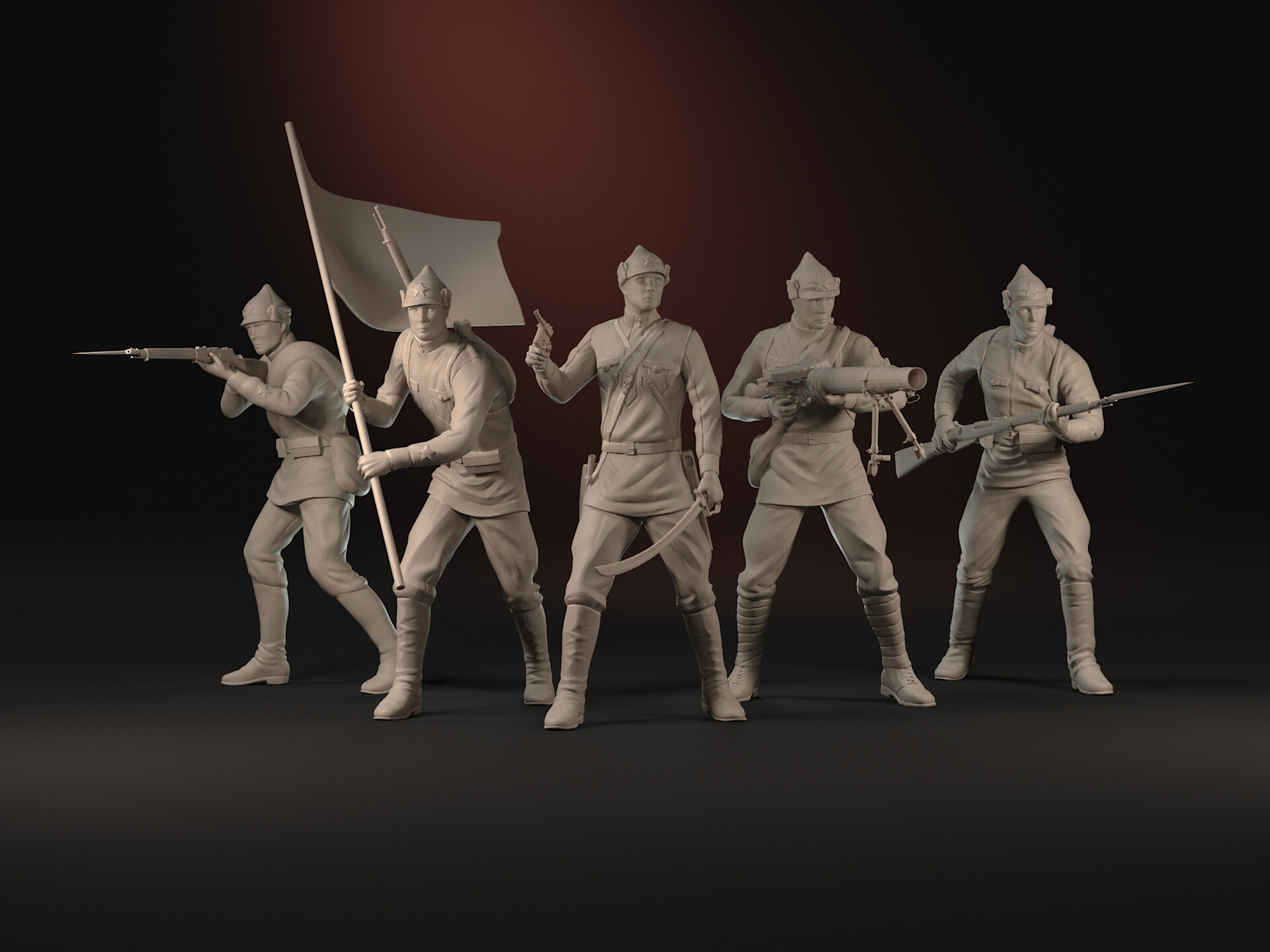 ArtStation - Red Army 1917