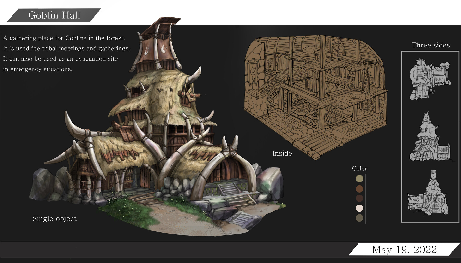 ArtStation - Forest Goblin structure Design01