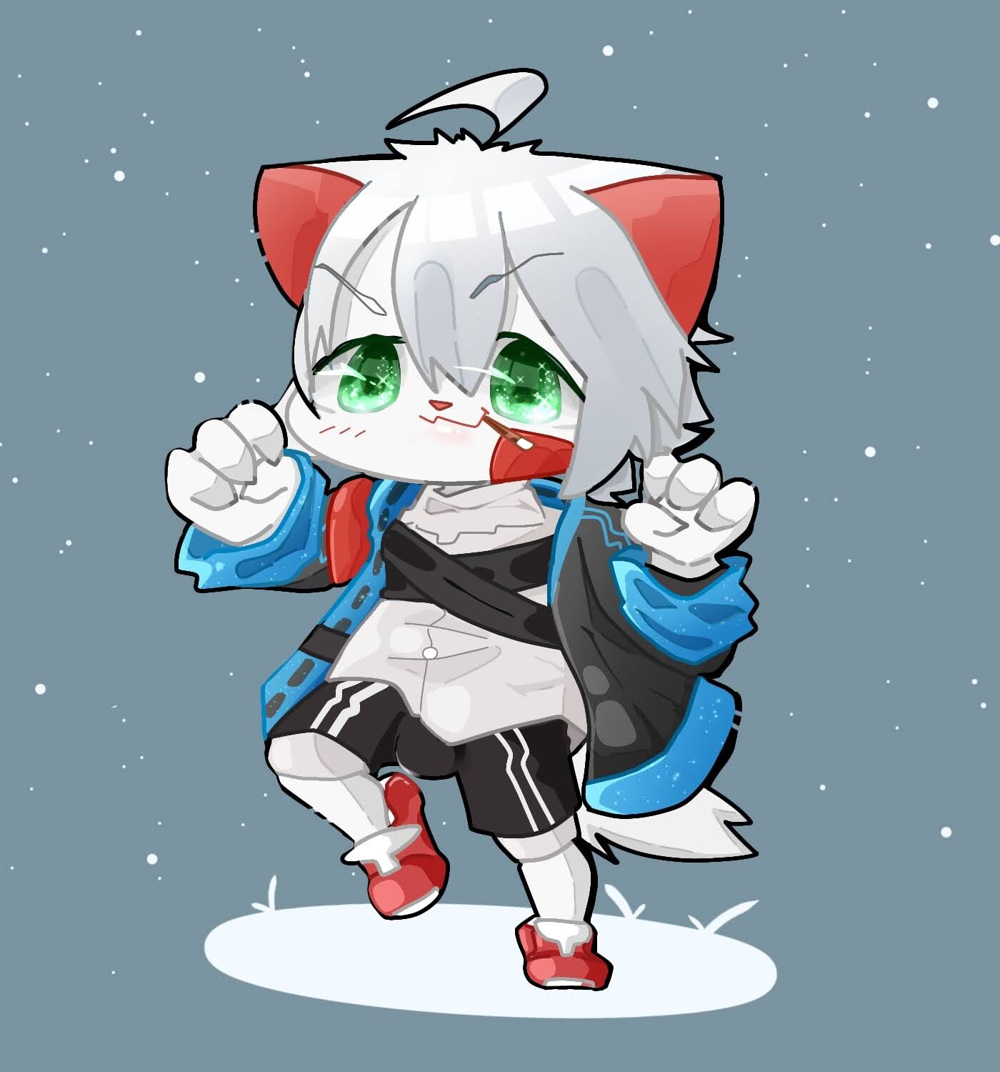 ArtStation - Cute lil white fox - Fanart