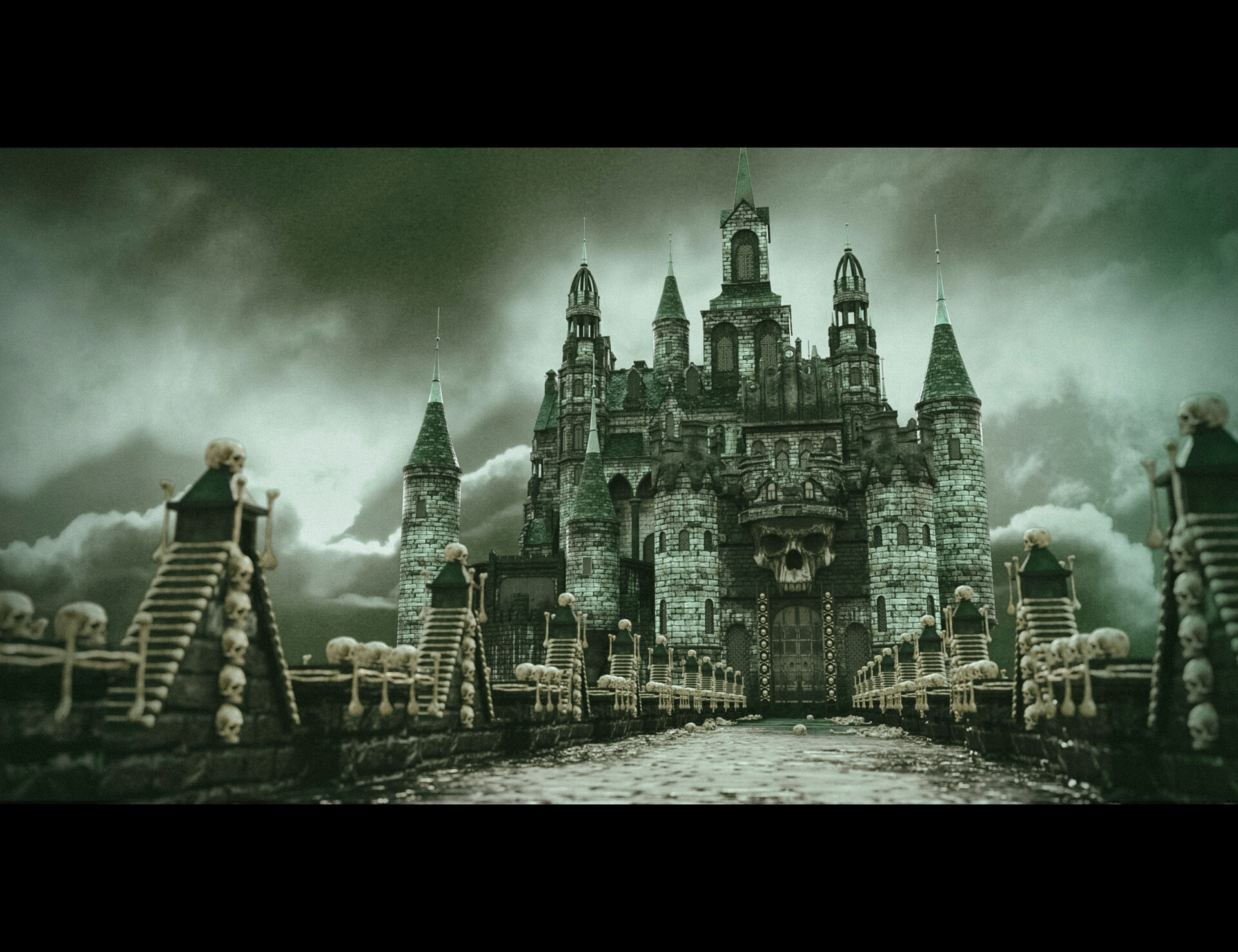 ArtStation - The Skull Castle