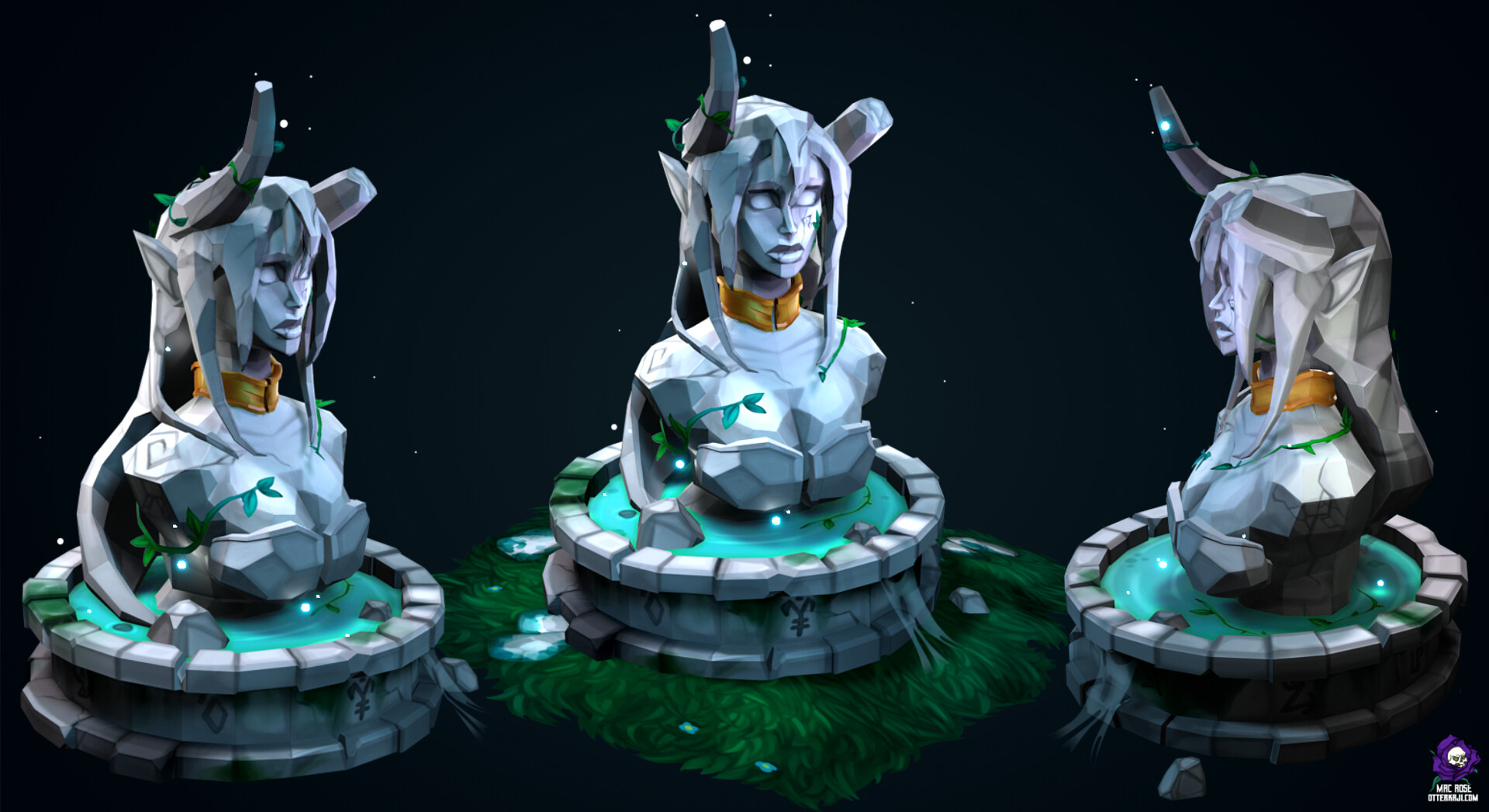 ArtStation - Low-Poly Statue