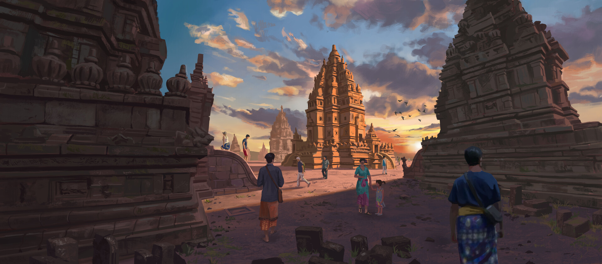 ArtStation - Prambanan Temple 7 Wonders