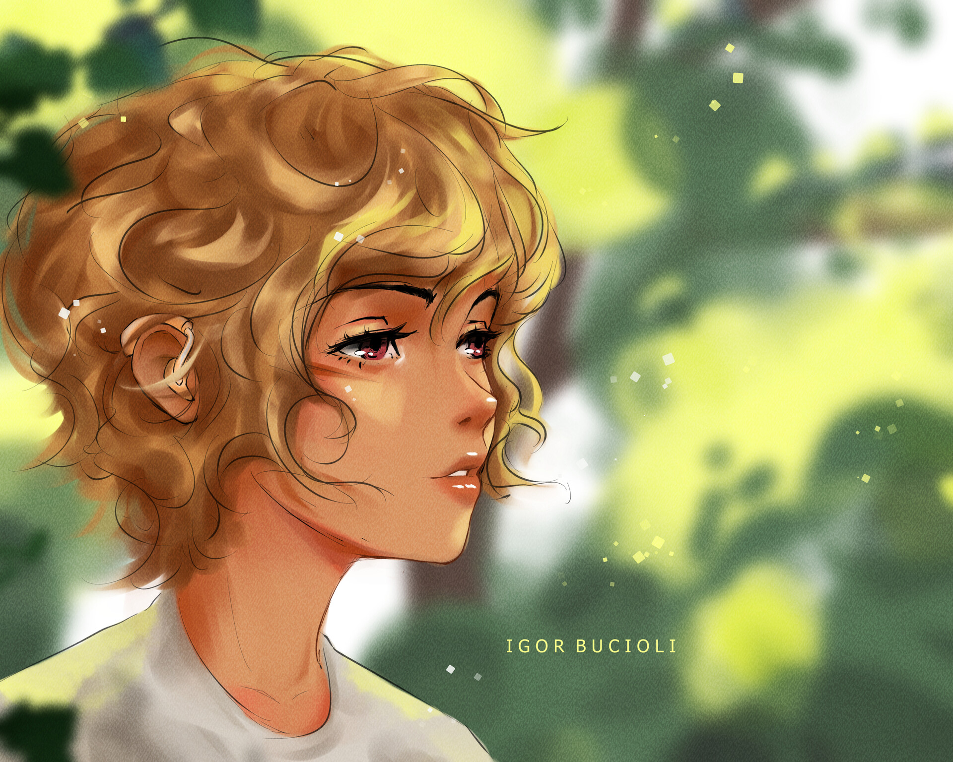 ArtStation - Girl deaf