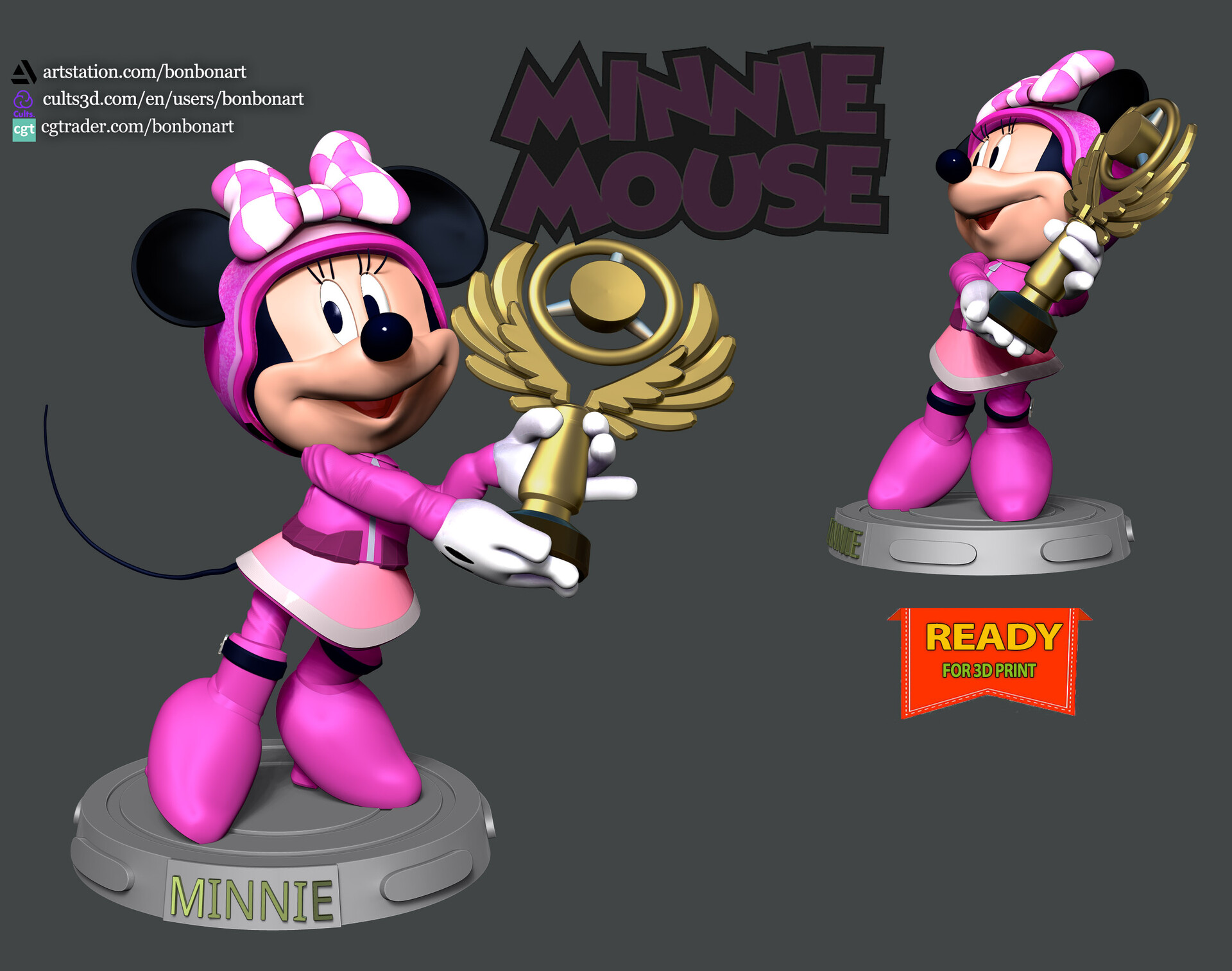 Bon Bon Art - Minnie Mouse - Champions Trophy