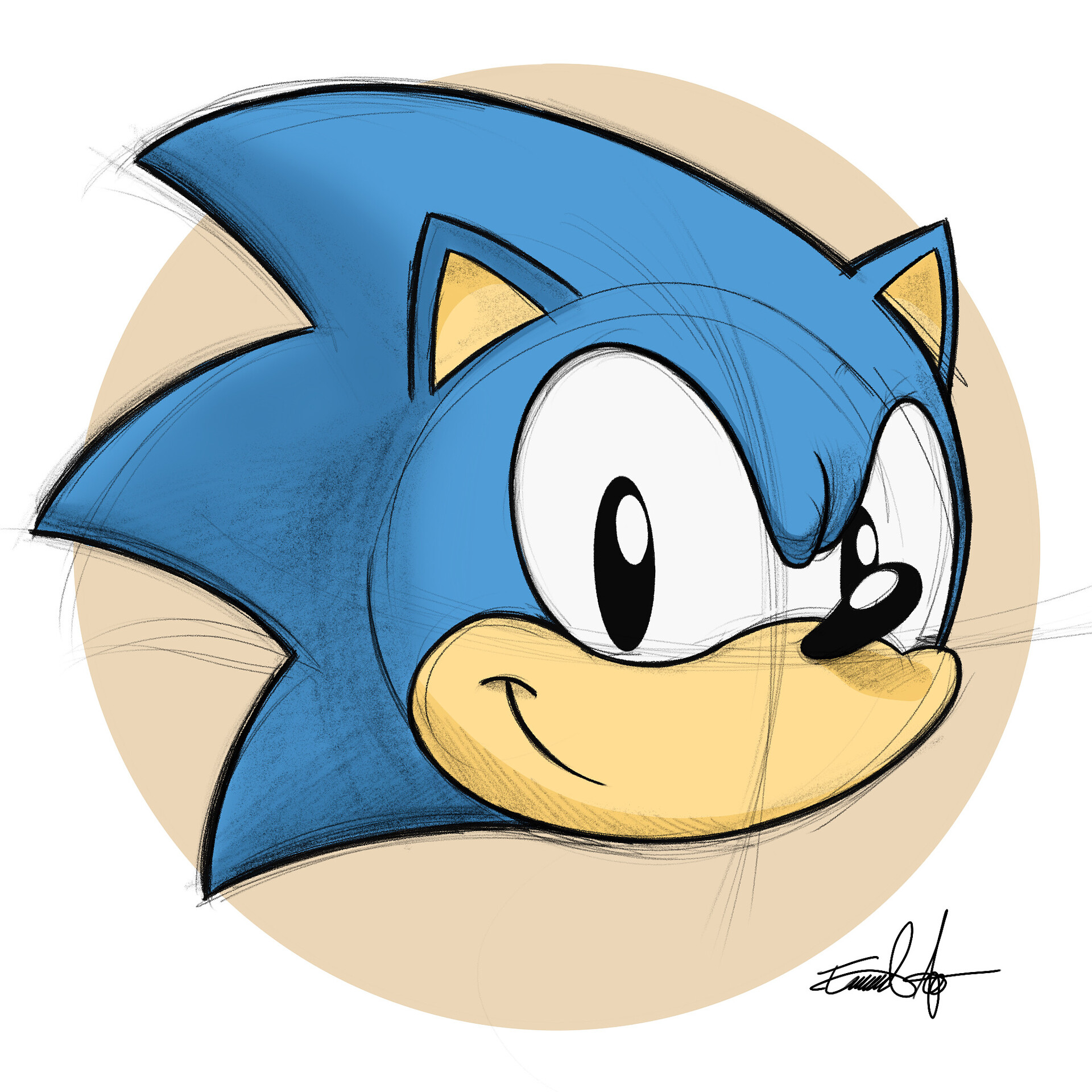 ArtStation - Sonic Portrait