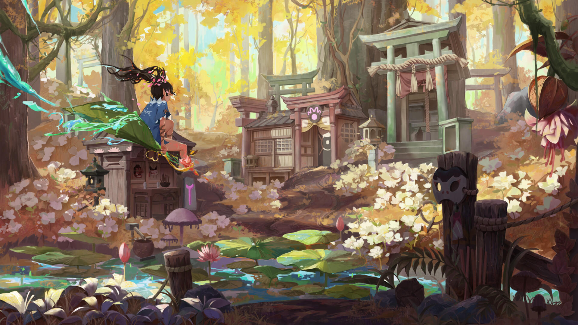 ArtStation - Fairy prayer Hall
