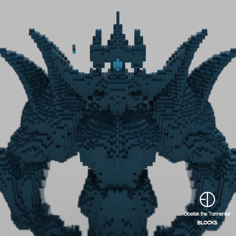 ArtStation - Obelisk the Tormentor 積木特效voxel blocks👊