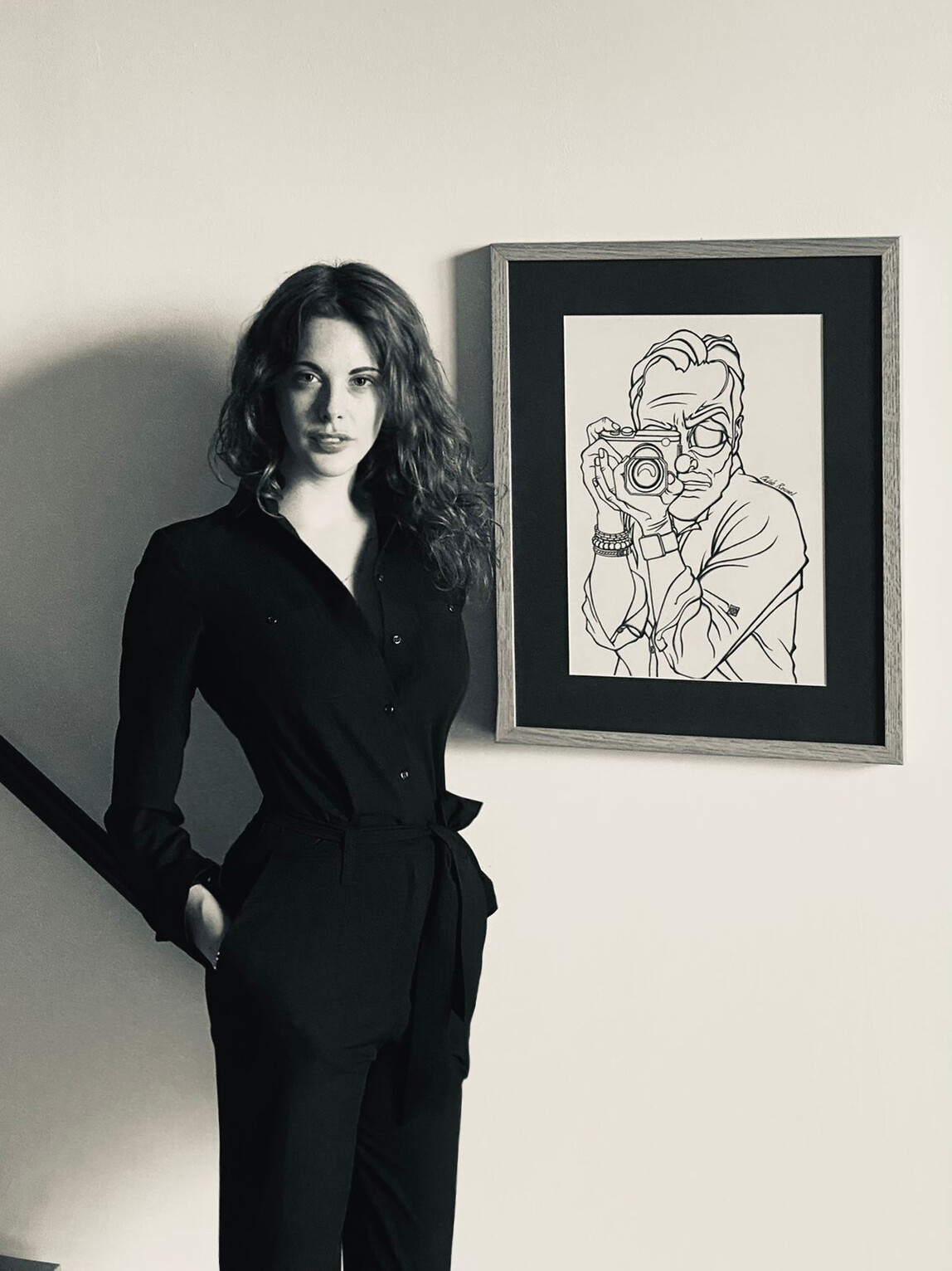 ArtStation - Portrait de Chloé a coté du portrait de David Coppieters.