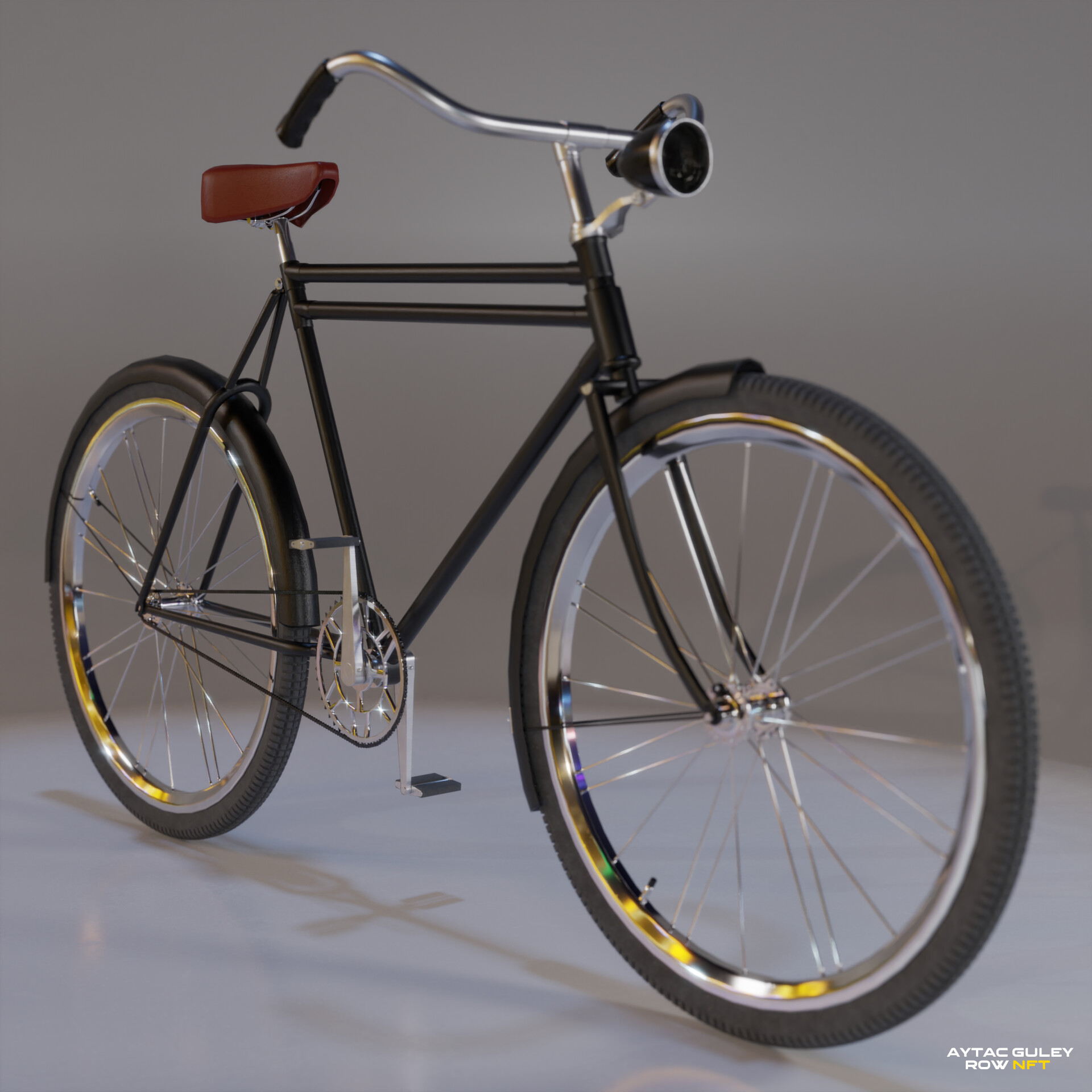 ArtStation - Vintage Bicycle 3D Model