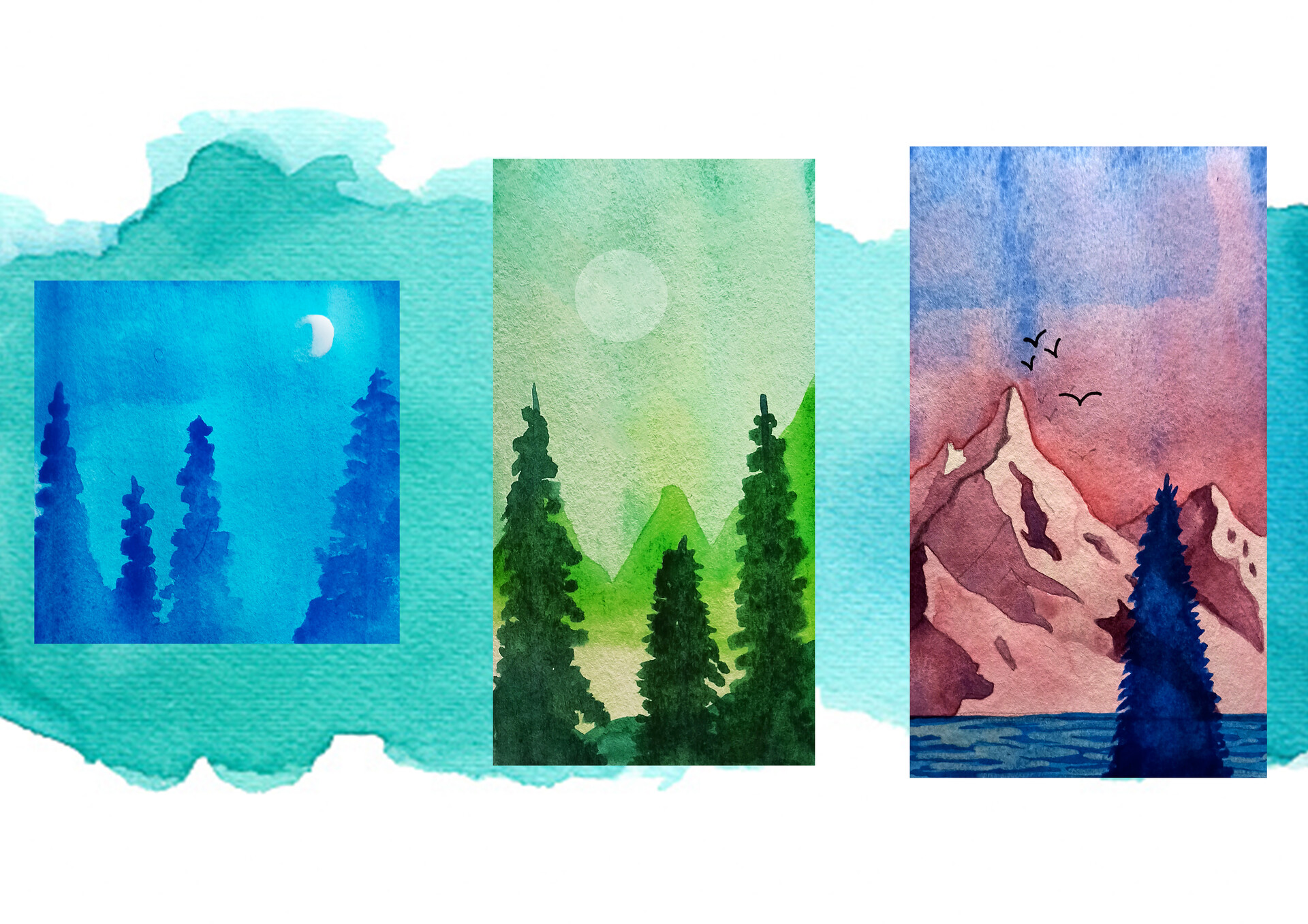 ArtStation - Watercolor practice 1