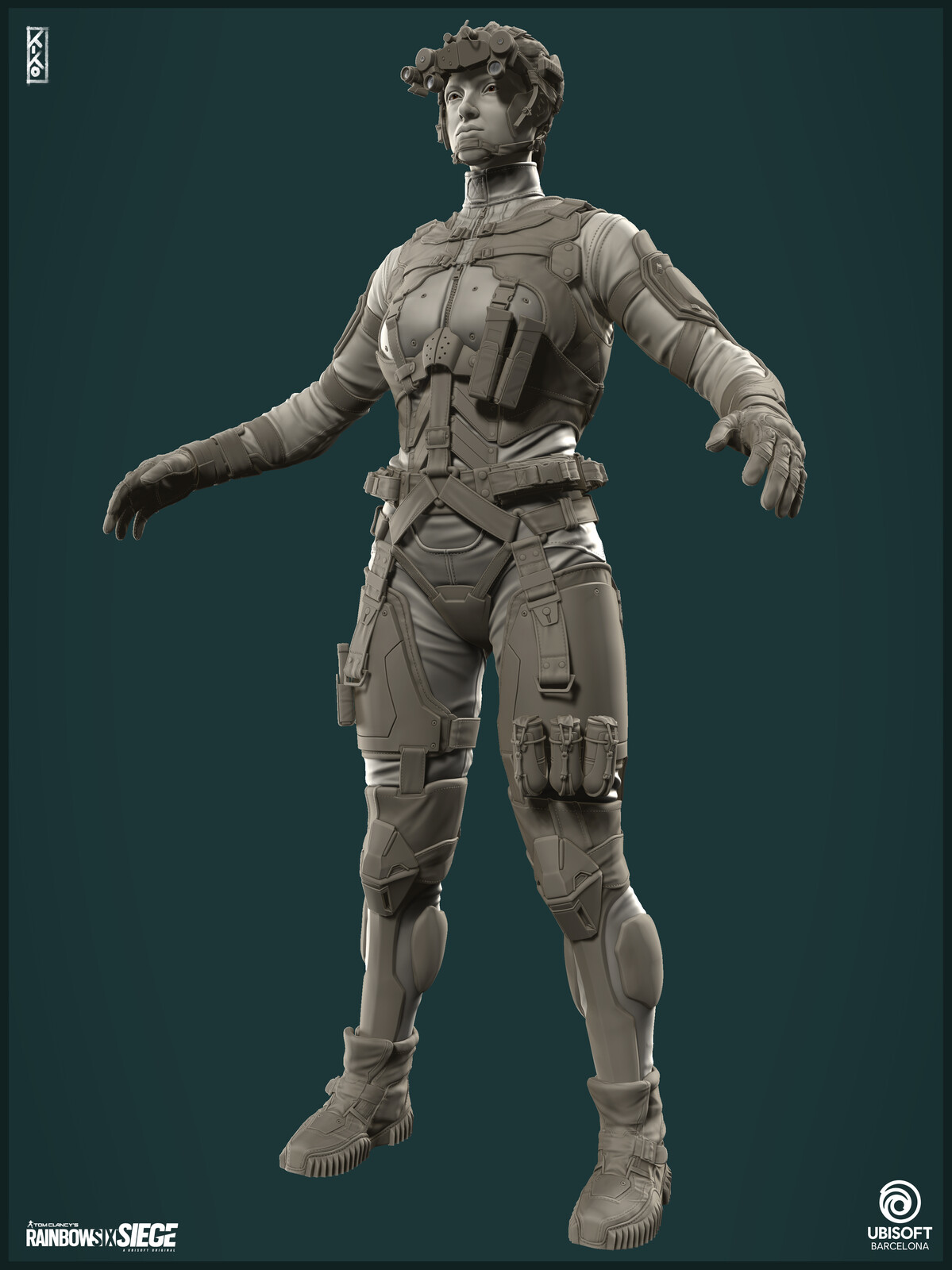 Francisco Gutiérrez Vázquez - Rainbow Six | Siege - Kali Elite Skin Y5S4