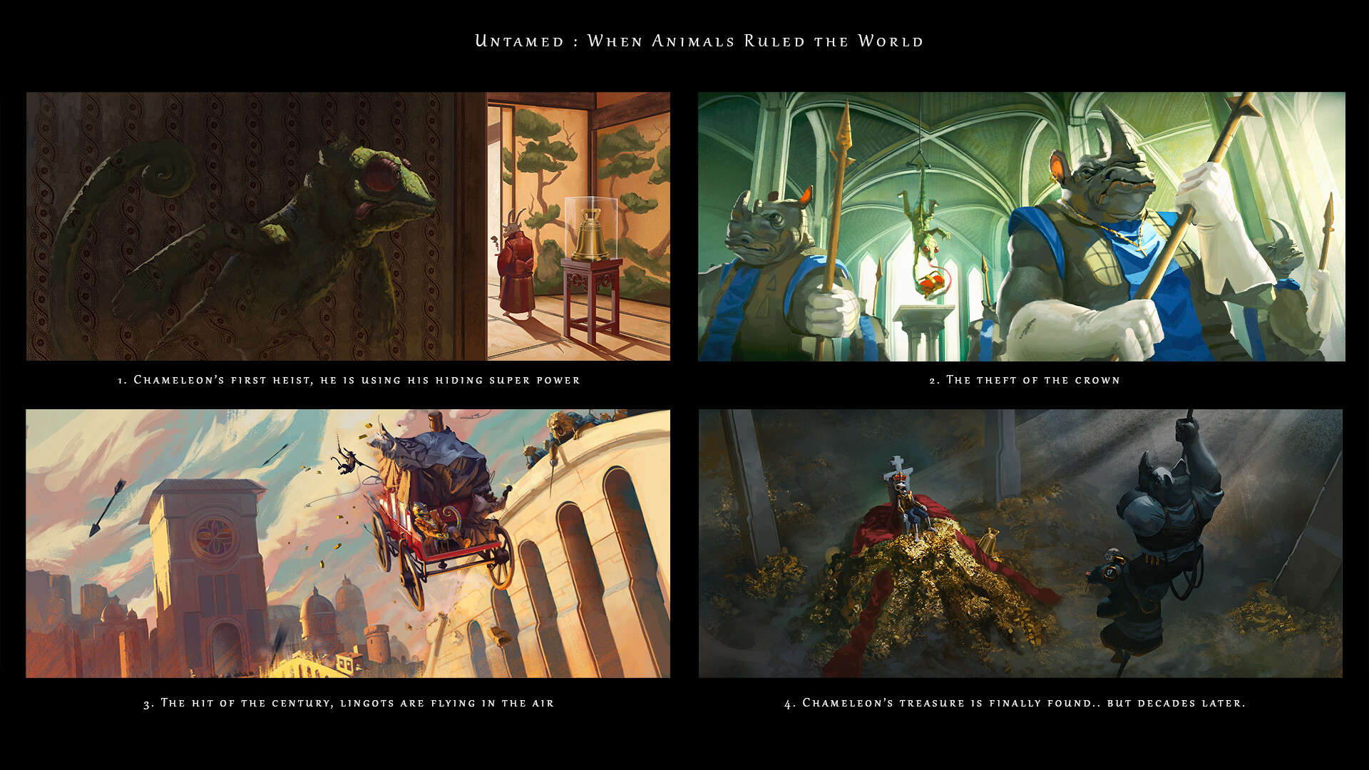 Alex Perrière - The Chameleon - Untamed : When the animals ruled the world