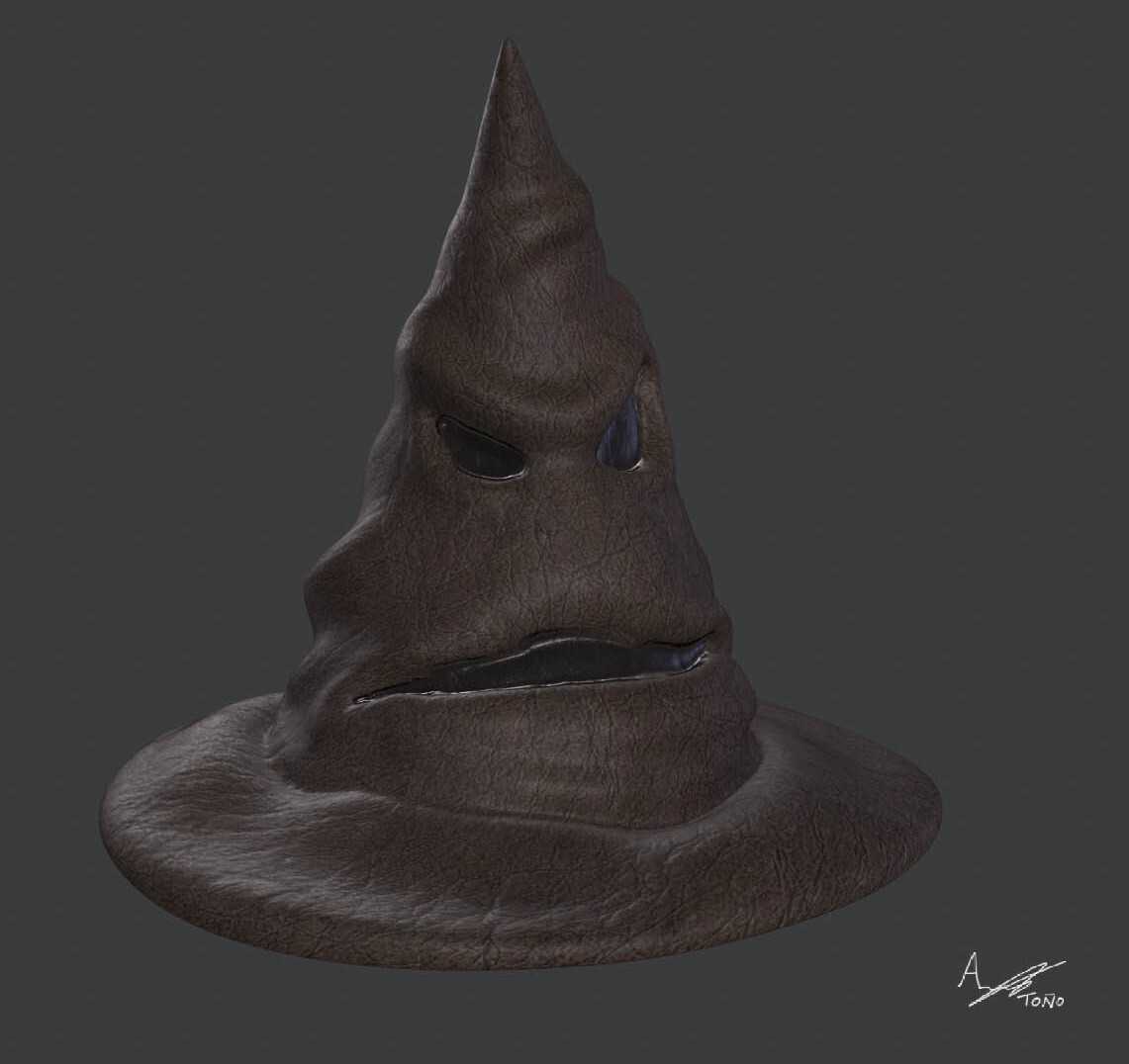 ArtStation - The Sorting Hat from Harry Potter - 3D