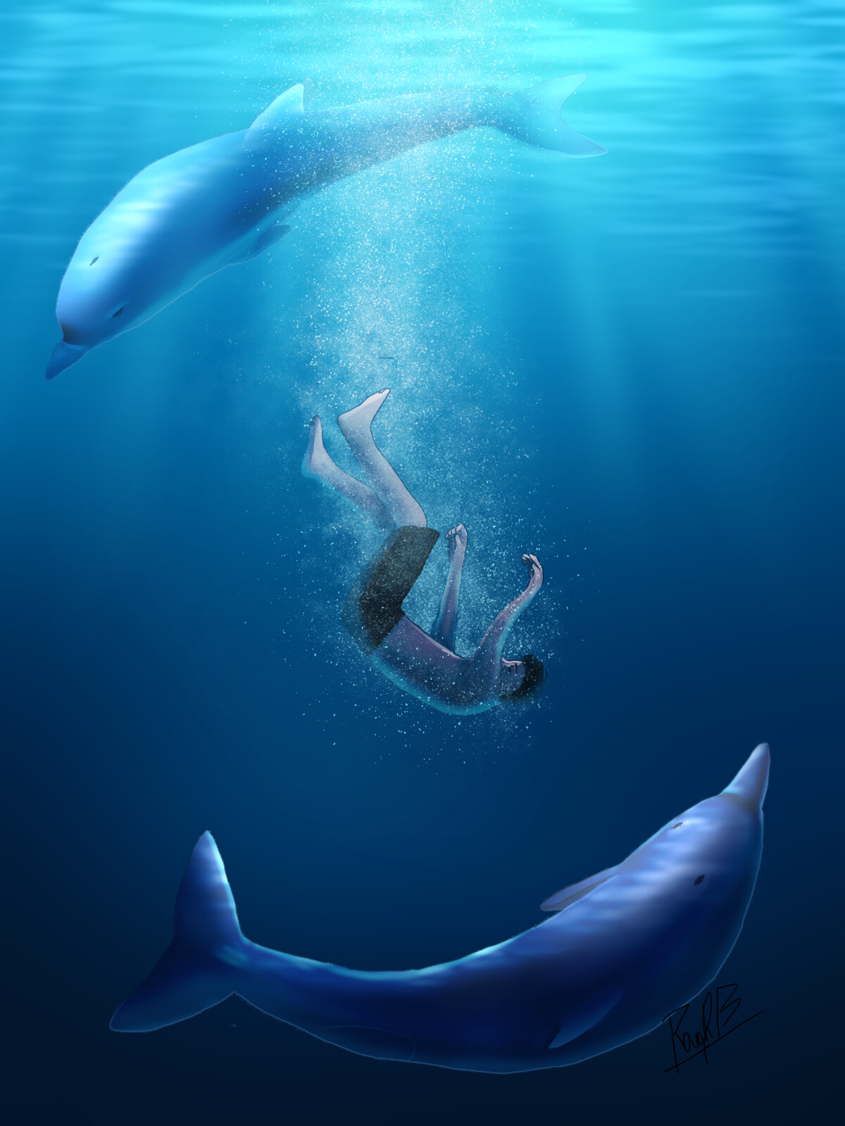ArtStation - Dolphins