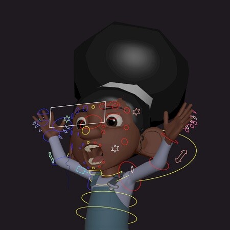 ArtStation - Sanaa, character rig