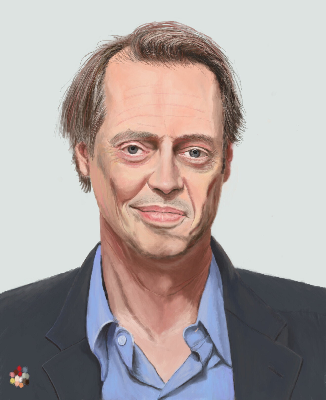 ArtStation - Portrait of Steve Buscemi
