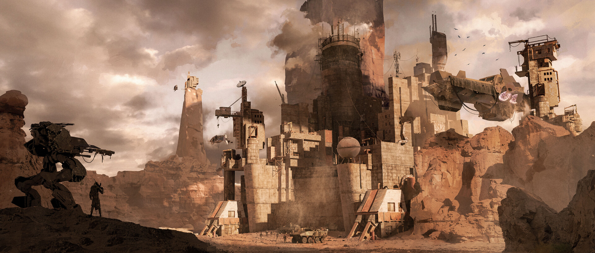 ArtStation - Desert Outpost