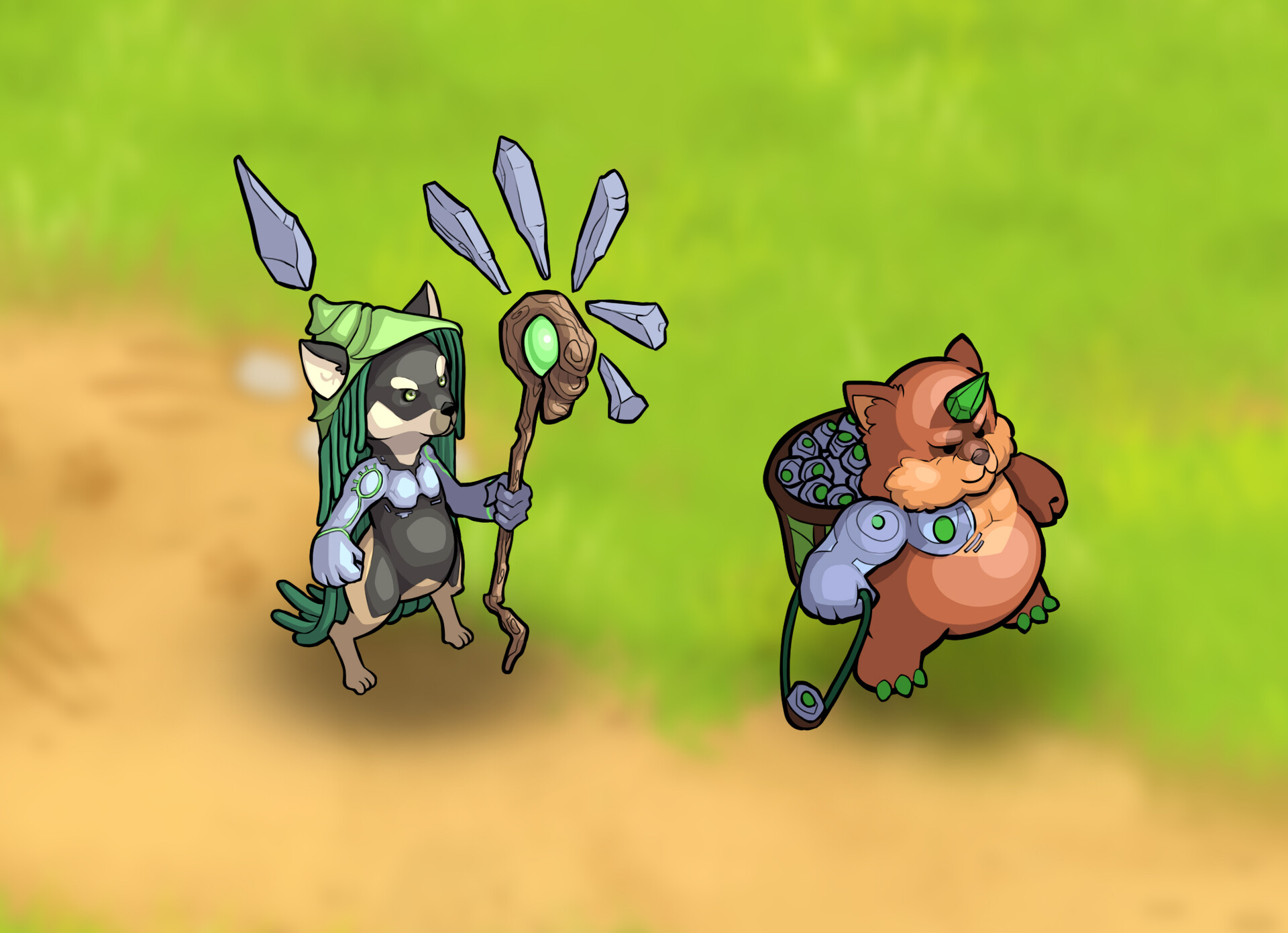 ArtStation - doggo monster concepts